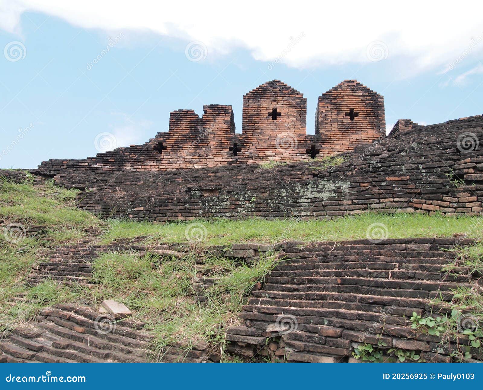 Old brick fortress stock image. Image of citadel, desert - 20256925