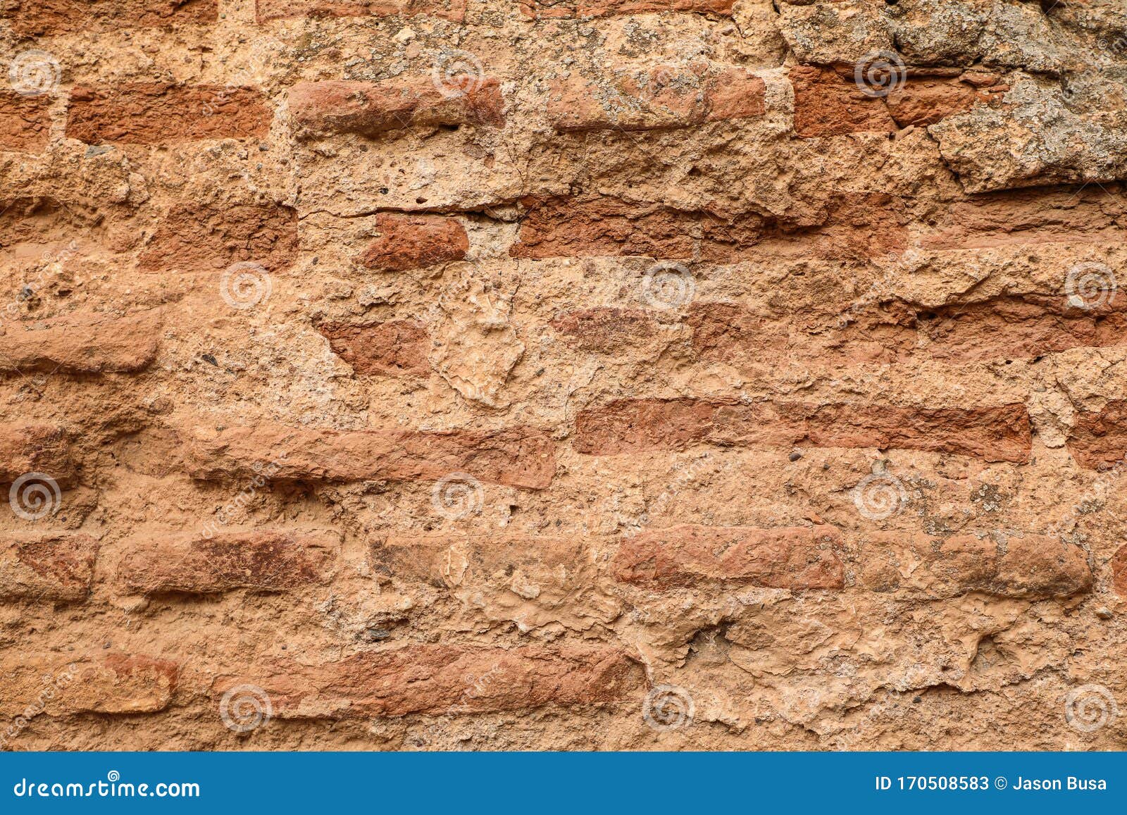 Old Brick and Mud Wall Background Texture Stock Image - Image of ...