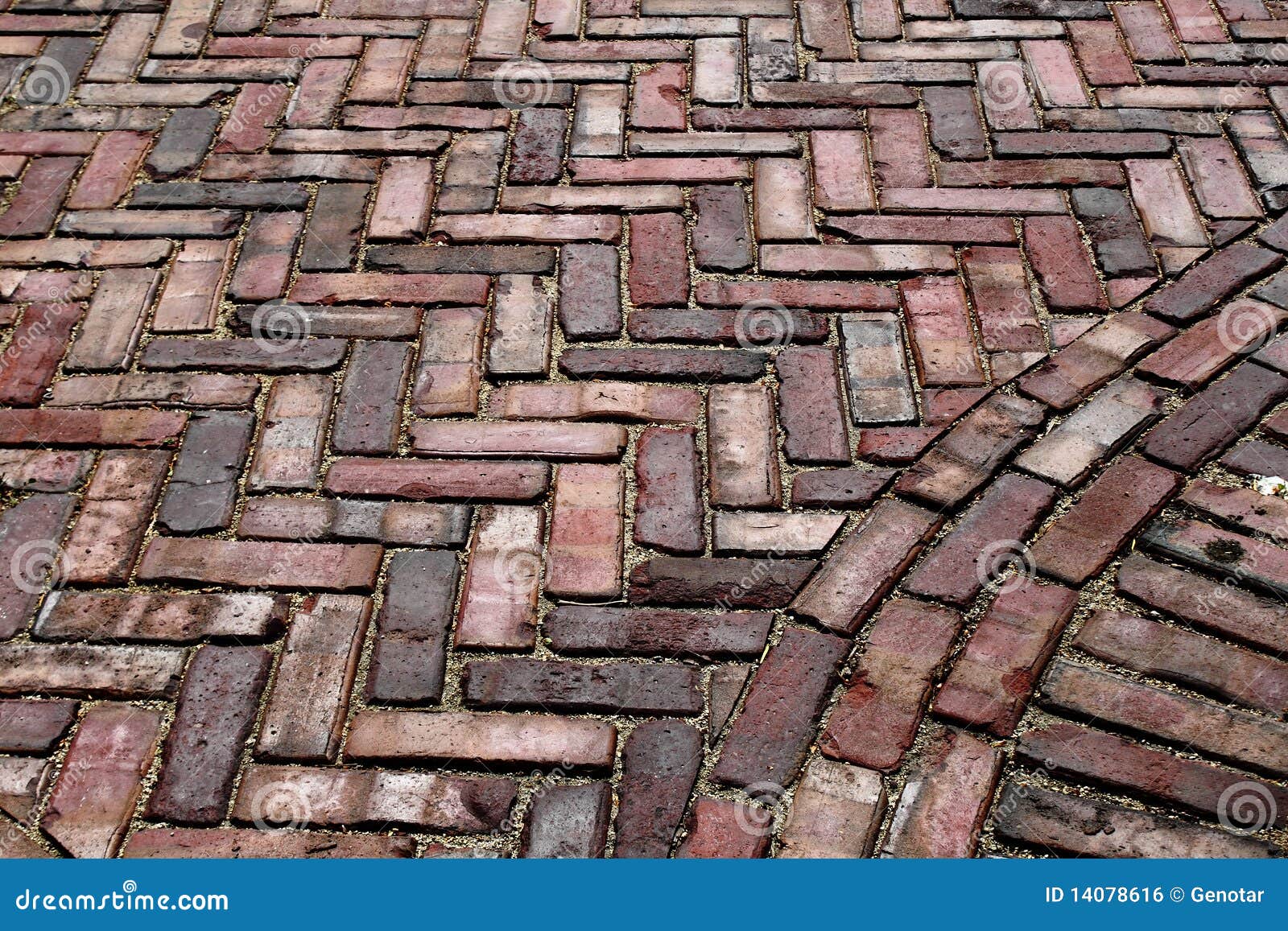 Old Brick Paving stock photo. Image of wall, close, abstract - 14078616
