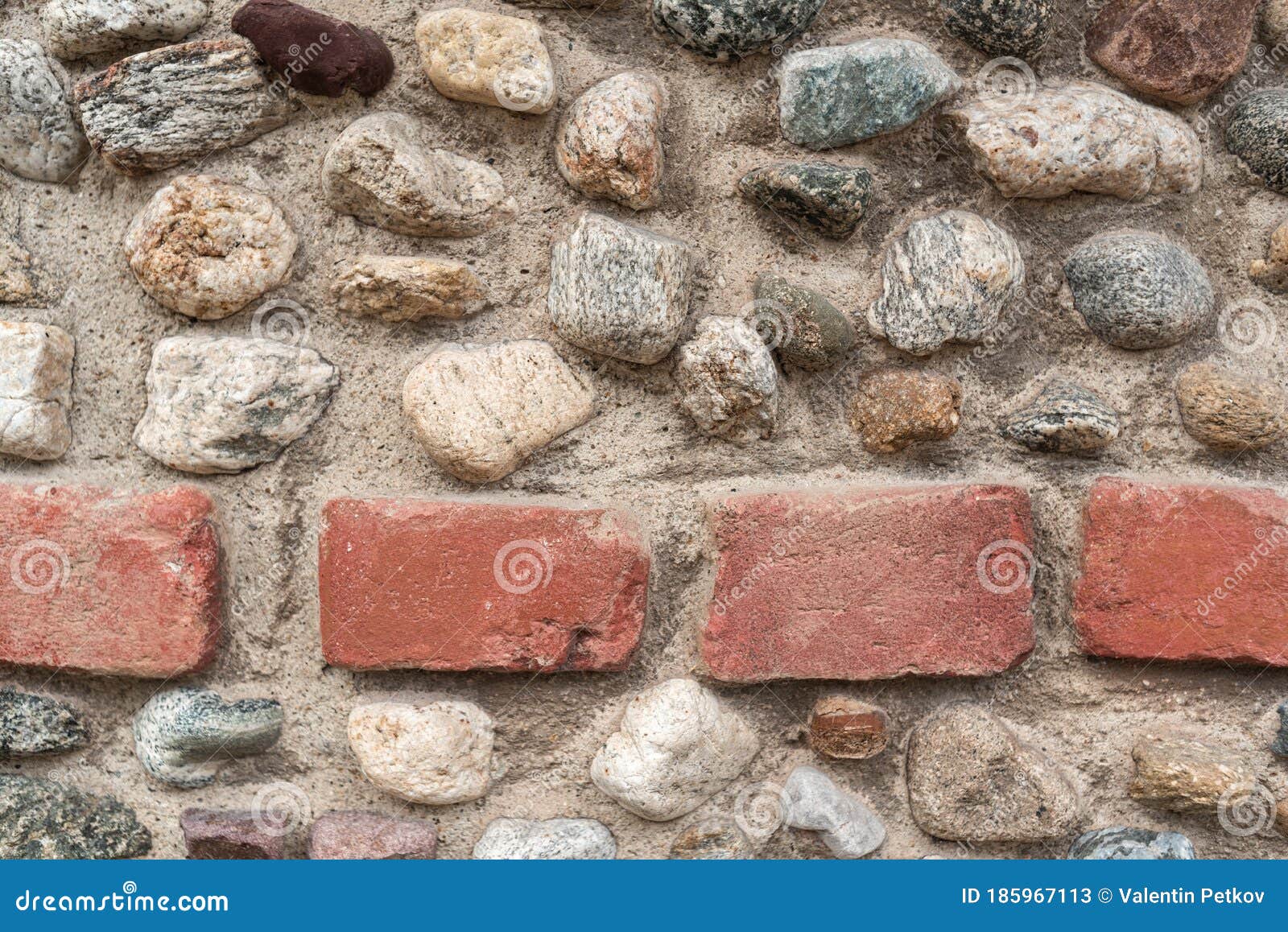 Old Brick and Stone Wall Pattern Aged Copyspace for Text Stock Image ...