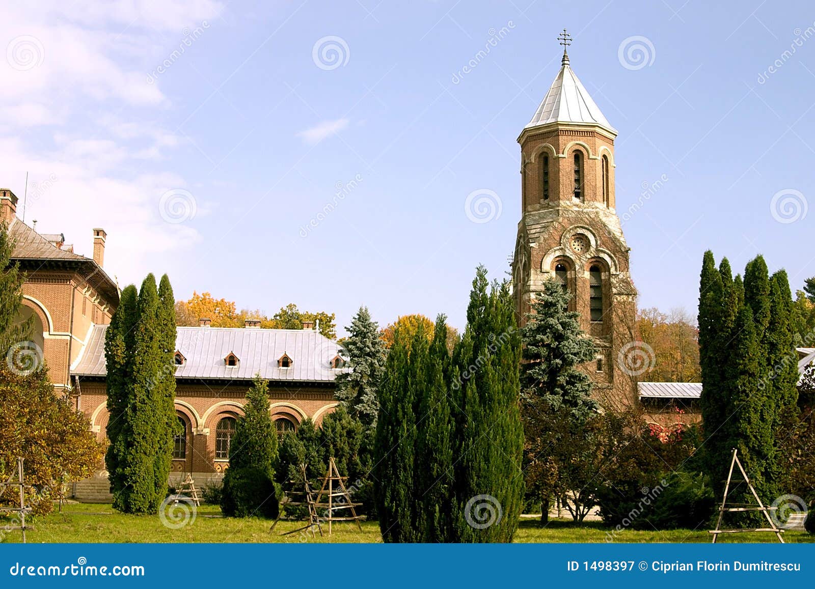 OLd brick tower stock image. Image of engineering, cycle - 1498397