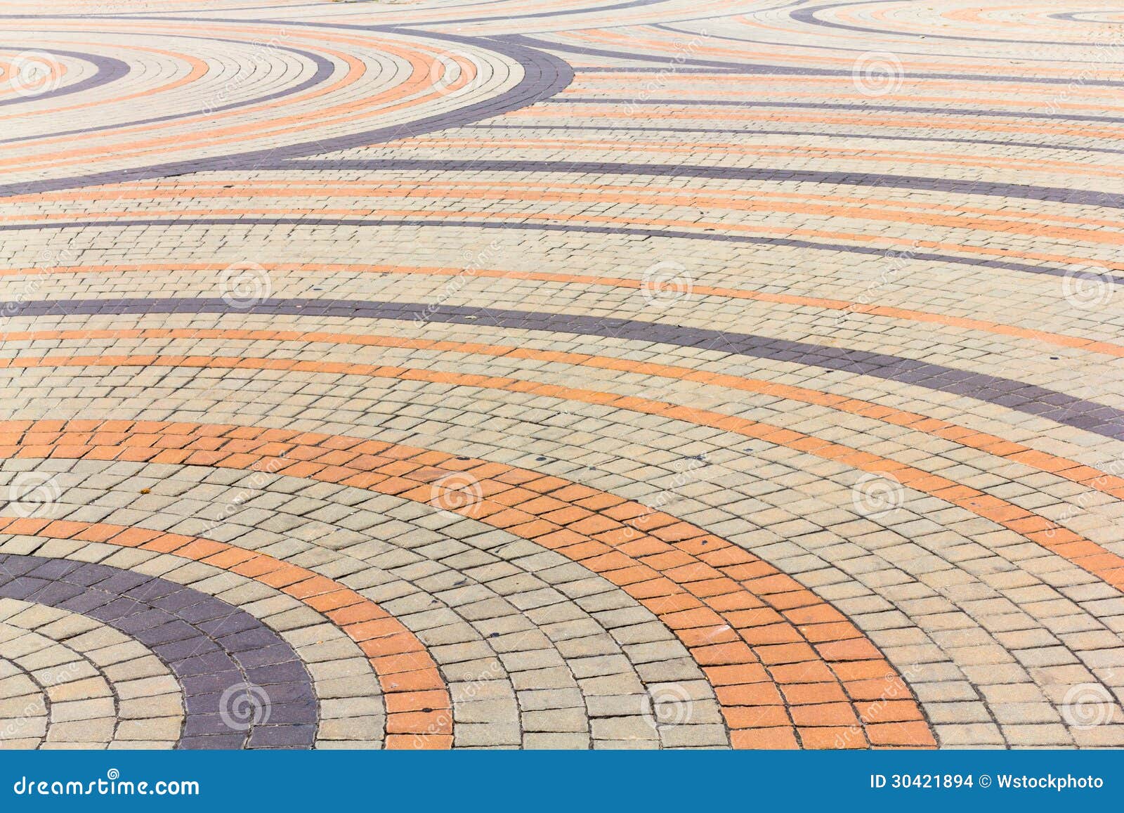 Old brick walkway texture stock photo. Image of pedestrian - 30421894
