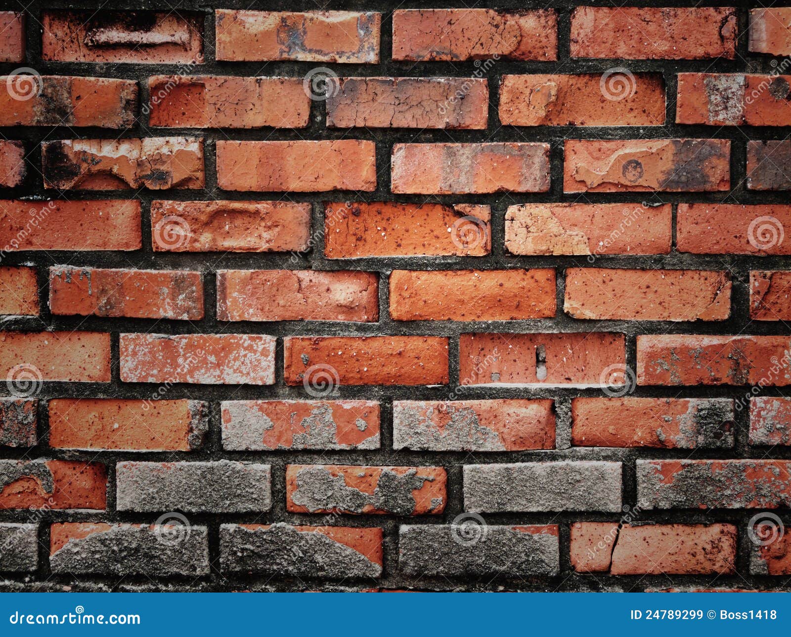 Old brick wall. stock image. Image of regular, blocks - 24789299
