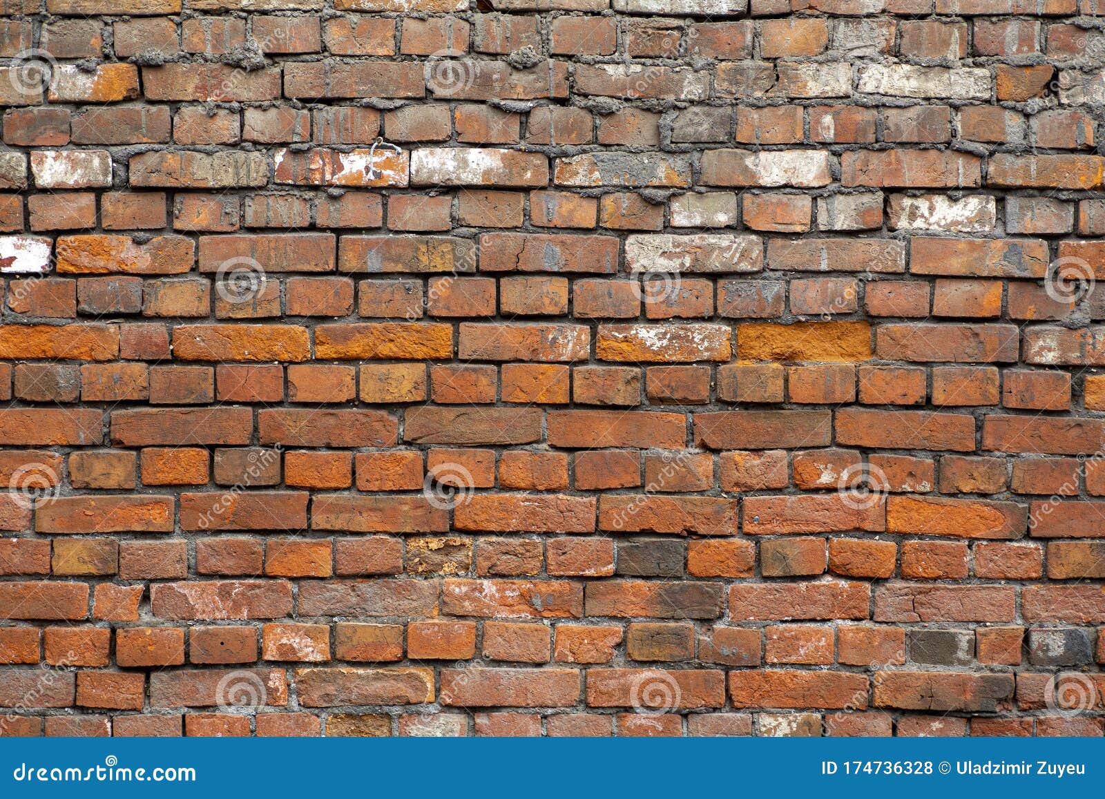 Old Brick Wall. Brickwork from an Old Brick in a Rustic Style. the ...