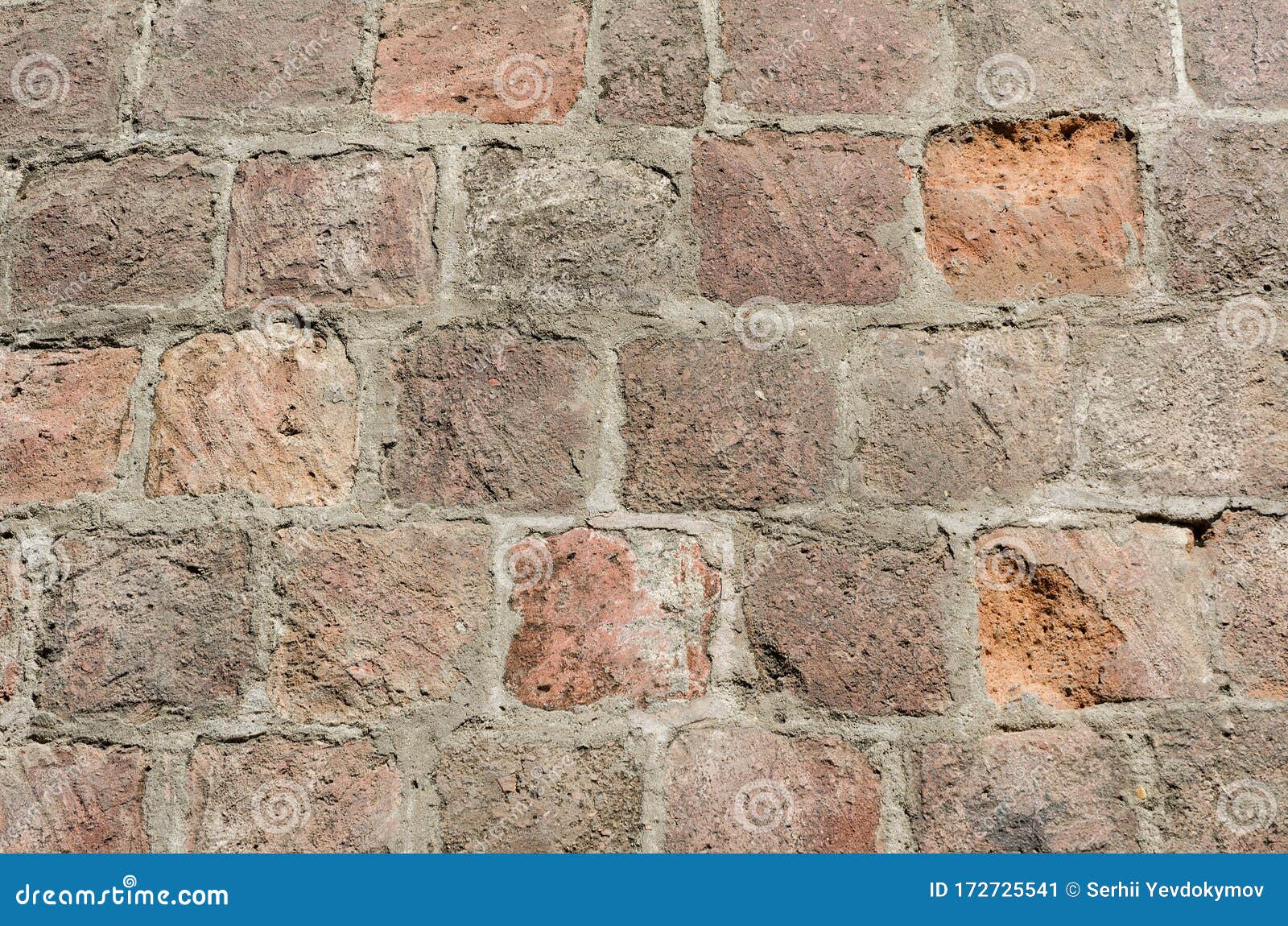 Old Brick Wall. Coarse Texture Stock Image - Image of architecture ...
