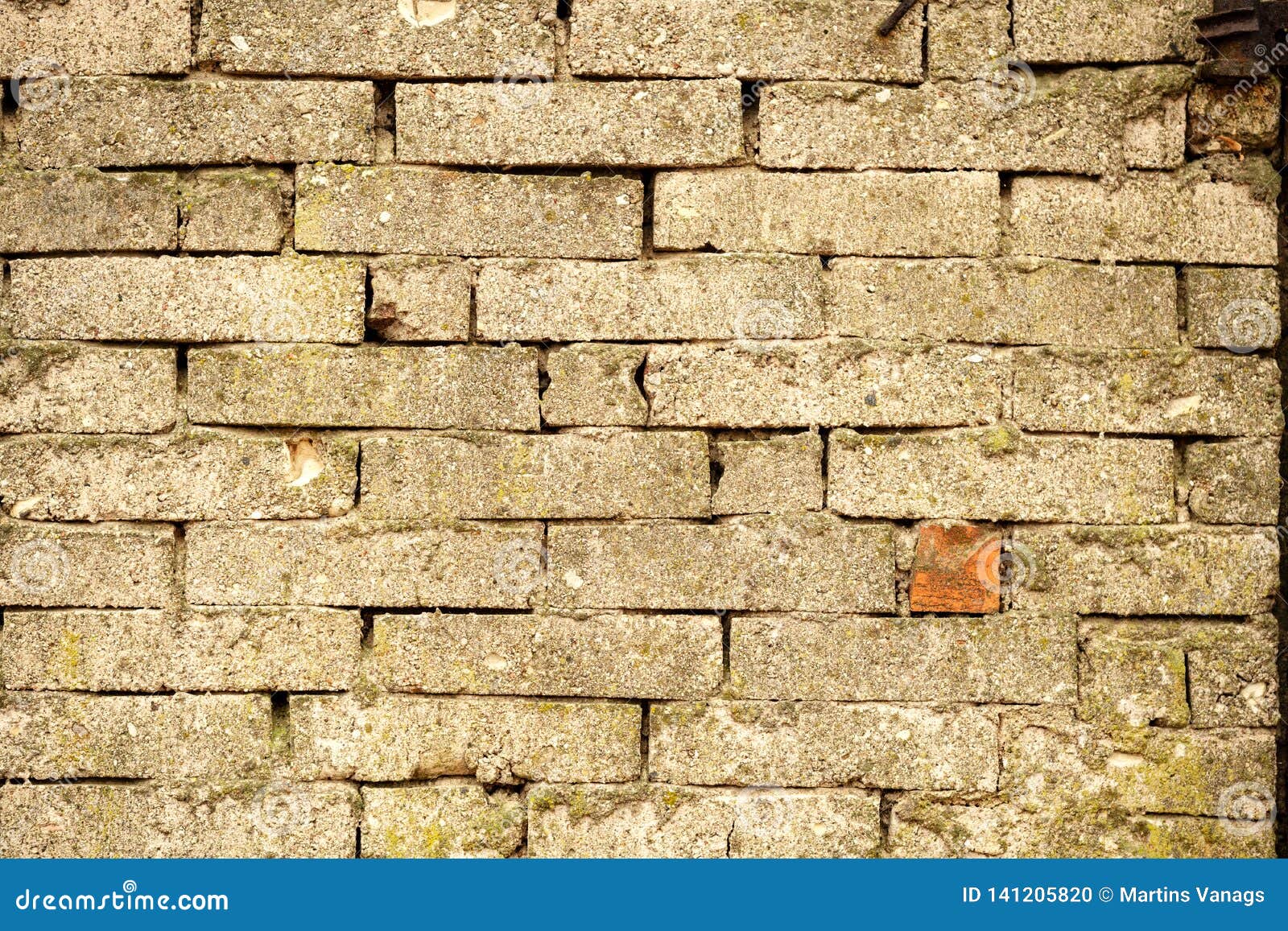 Old Brick Wall in Countryside Stock Photo - Image of brick, rock: 141205820