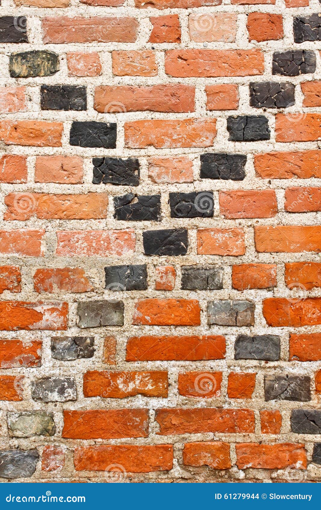 Old Brick Wall with Crossing Black Diagonal Lines Stock Photo - Image ...
