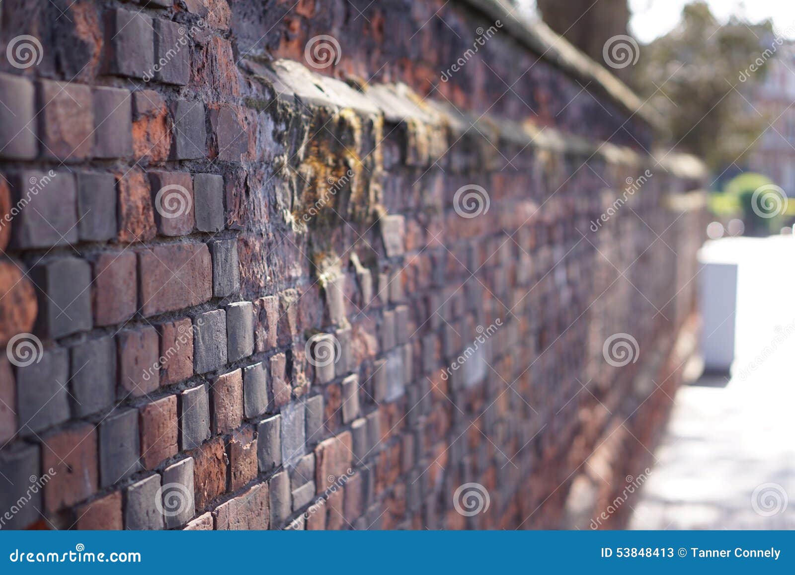 An old brick wall stock image. Image of decrepit, england - 53848413
