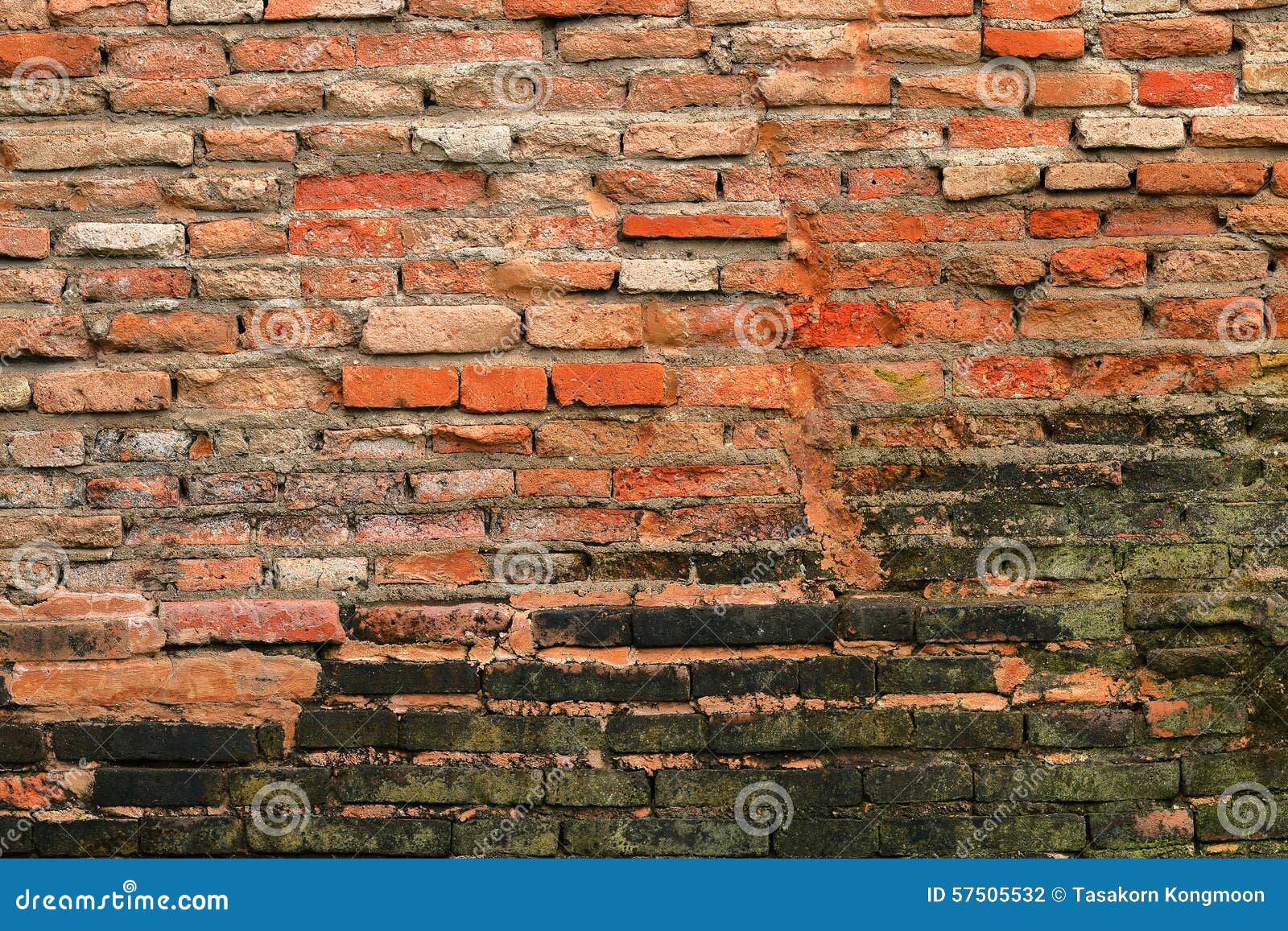 Old Brick Wall for Pattern and Background Stock Photo - Image of grungy ...