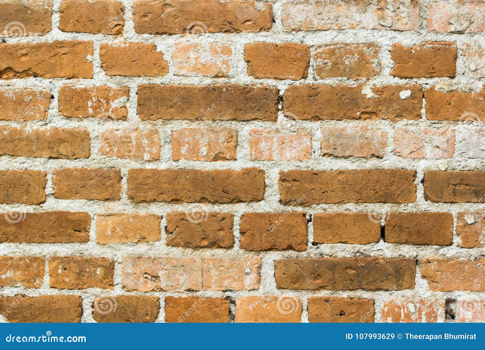 Abstract Red Bricks Texture Background. A Brick Is A Type Of Block Used ...