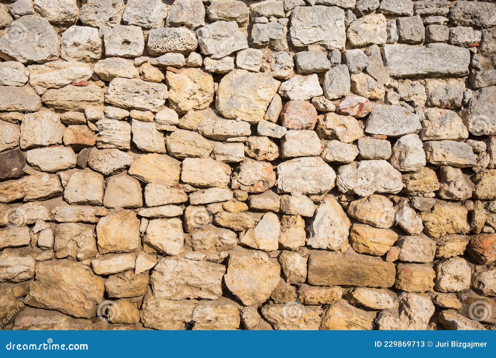 Old Brick Wall of Rough Stone Stock Image - Image of brick ...