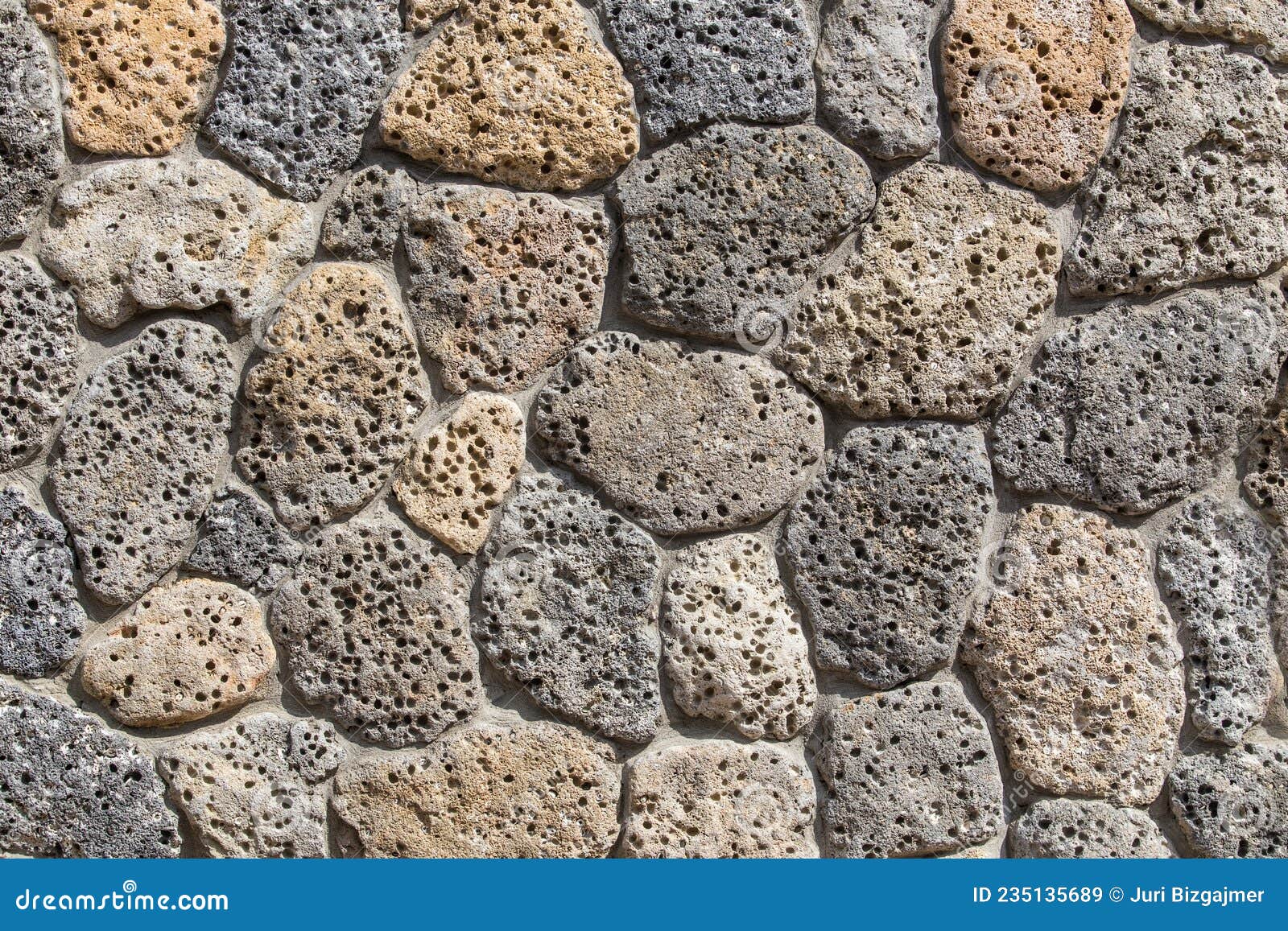 Old Brick Wall of Rough Stone Stock Image - Image of material, cement ...