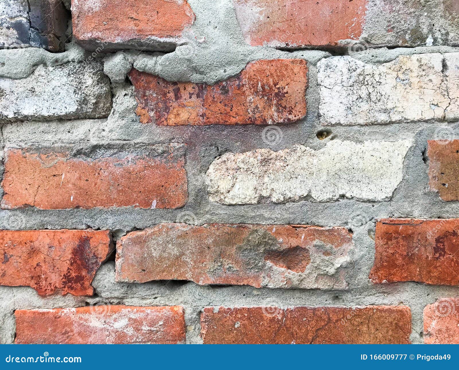 Old Brick Wall with Sharp Texture. Stock Image - Image of destroyed ...