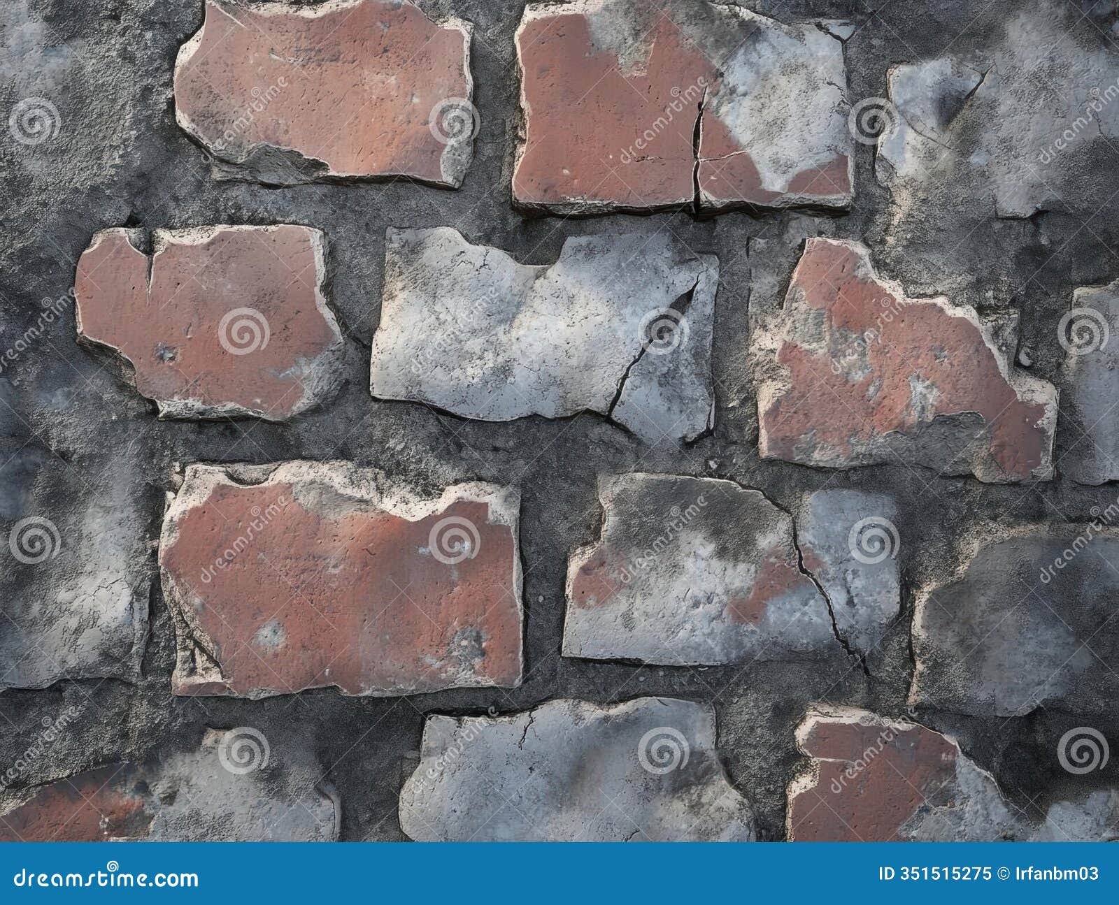 Old Brick Wall Shows Weathering and Decay with Rustic Charm, Urban ...