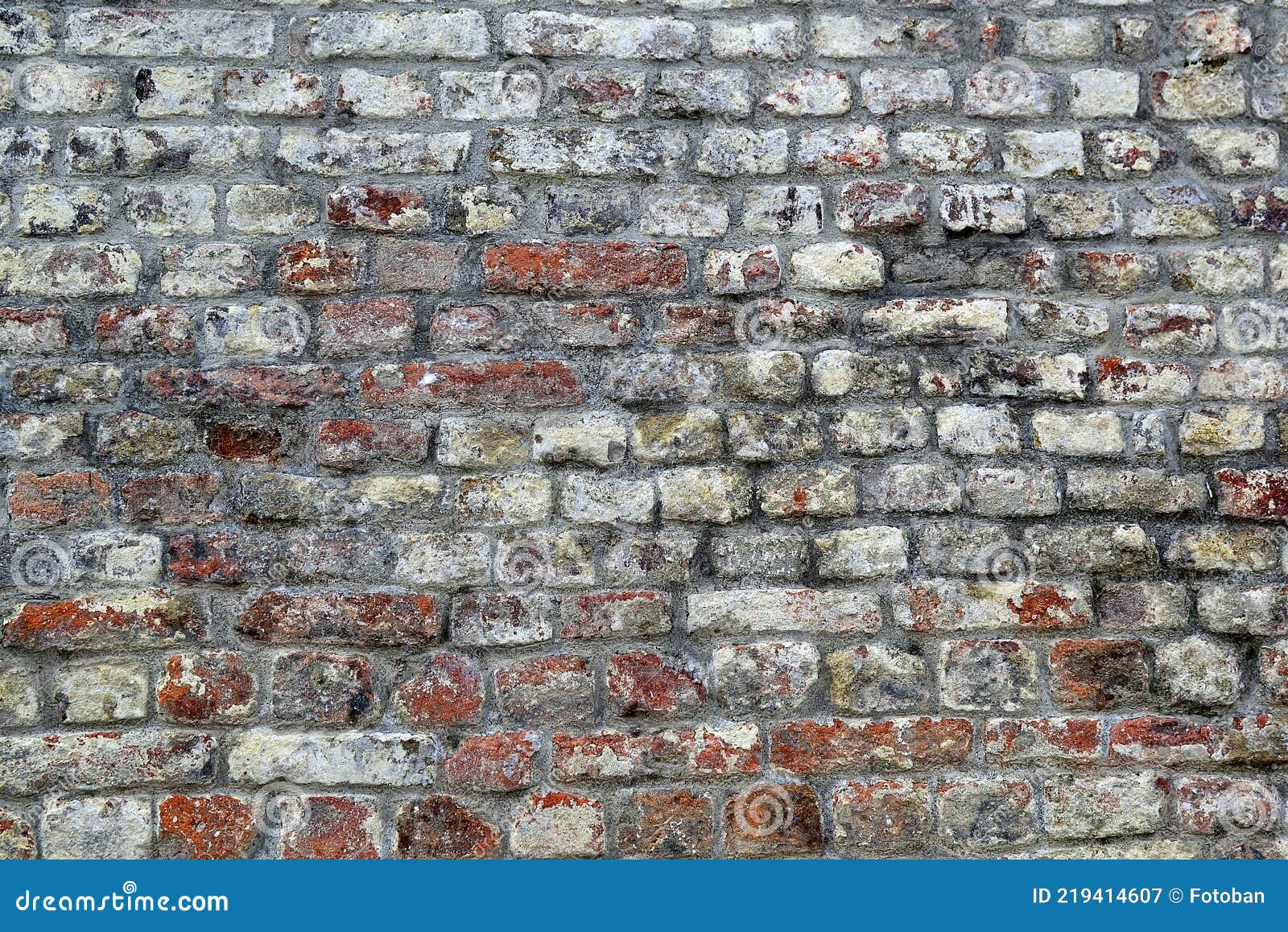 Old Brick Wall on the Street Stock Image - Image of street, brick ...