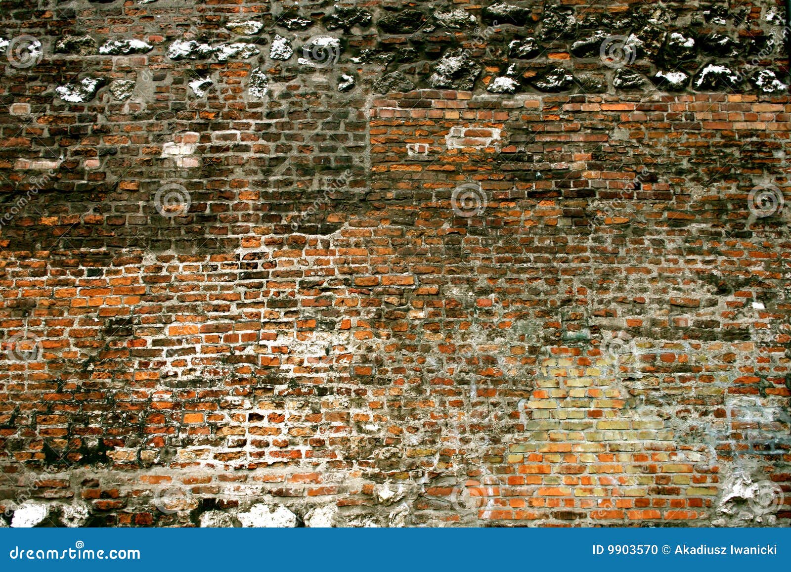 Old brick wall texture stock photo. Image of landmark - 9903570