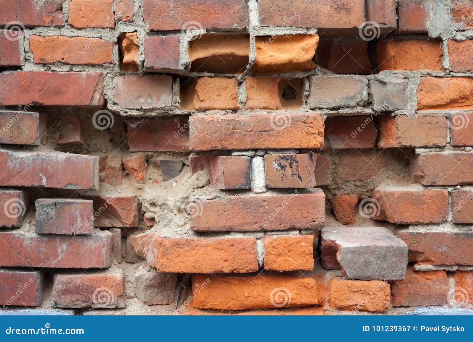 Old brick wall stock image. Image of architecture, brickwork - 101239367
