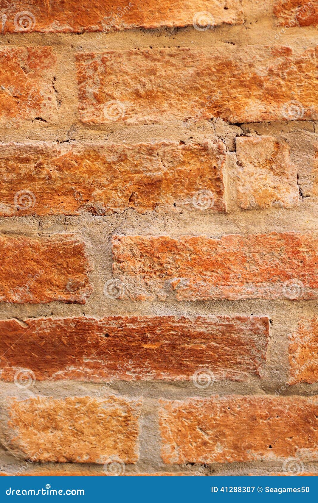 Old Brick Wall, Vintage Style. Stock Image - Image of pattern, light ...