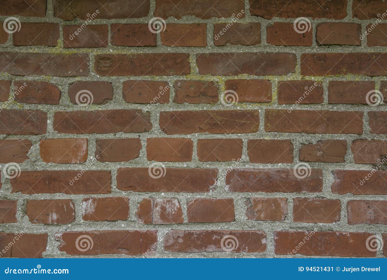 Old brick wall stock image. Image of bricks, detail, worn - 94521431