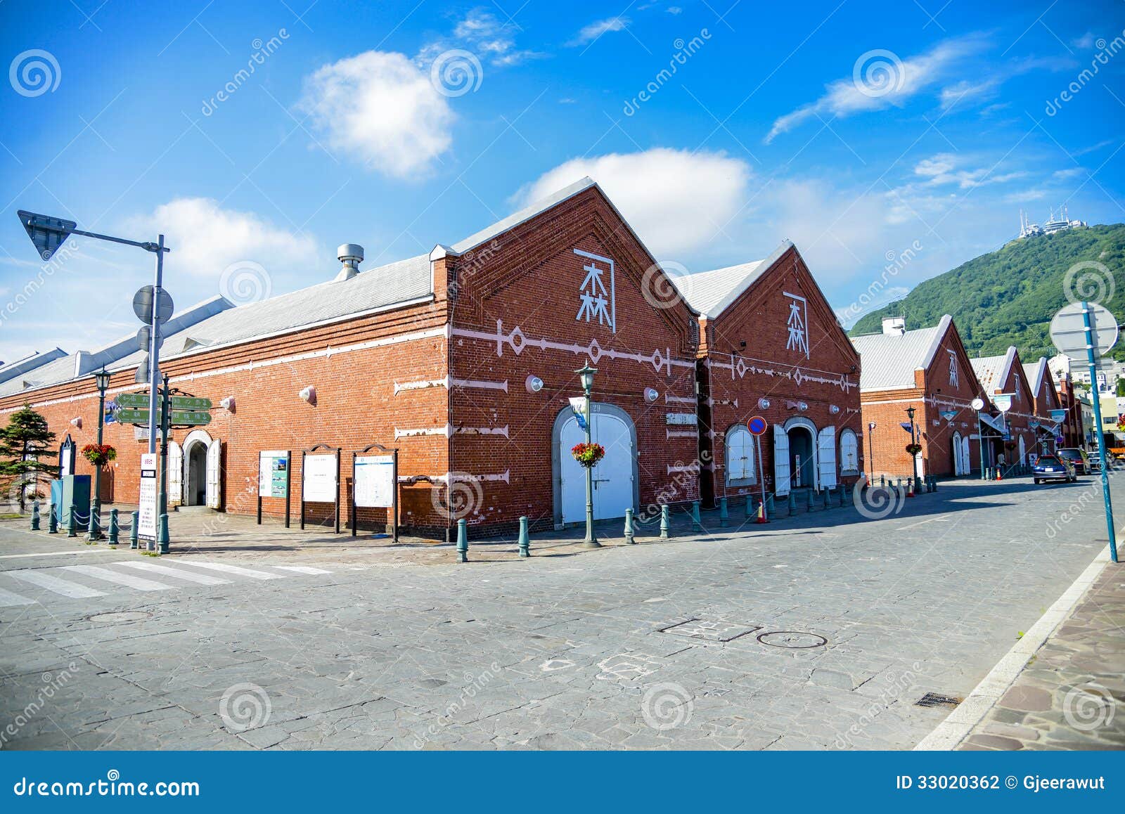 Old Brick Warehouse in Hakodate Japan Stock Photo - Image of cityscape ...