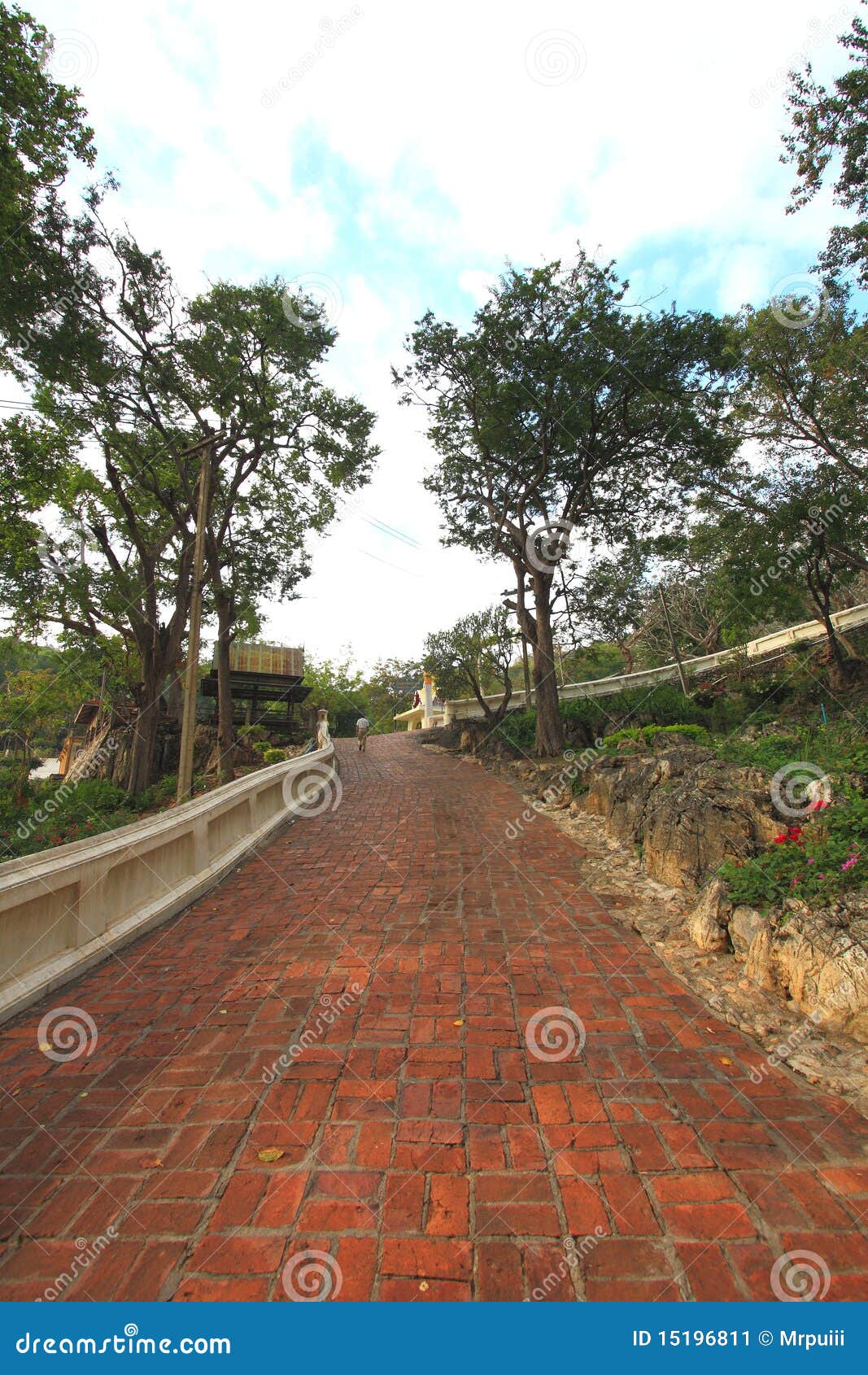 The old brick way stock image. Image of countryside, concept - 15196811