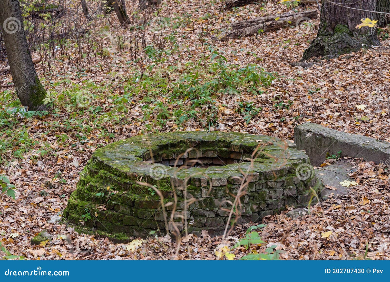 Old Brick Well Sewer Closed Manhole With Pit Royalty-Free Stock Image ...