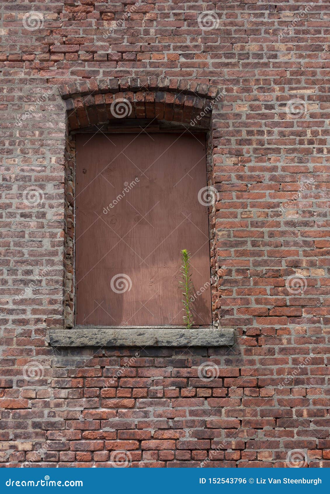Old Brick Window stock photo. Image of exterior, industrial - 152543796