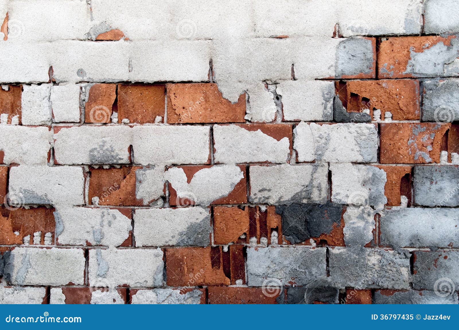 Old bricks wall stock image. Image of broken, texture - 36797435