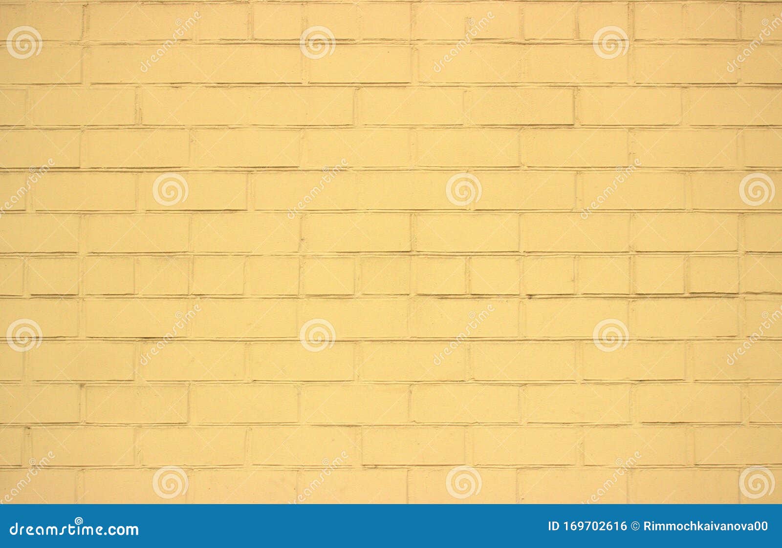 Old Brickwork of Sand Color. Average Plan Stock Photo - Image of ...
