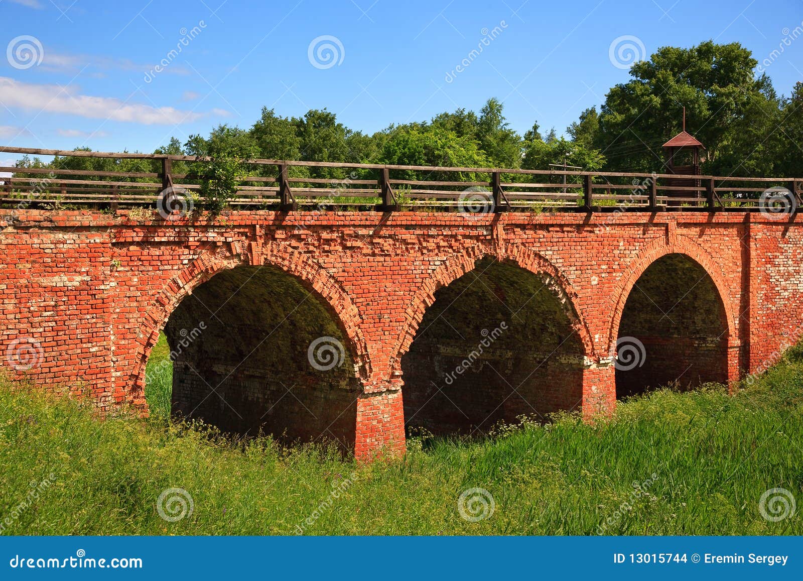 Old bridge stock photo. Image of antique, brick, clouds - 13015744