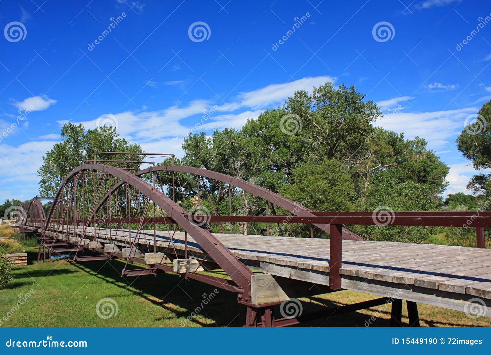 Old Bridge stock photo. Image of crossing, platte, grass - 15449190