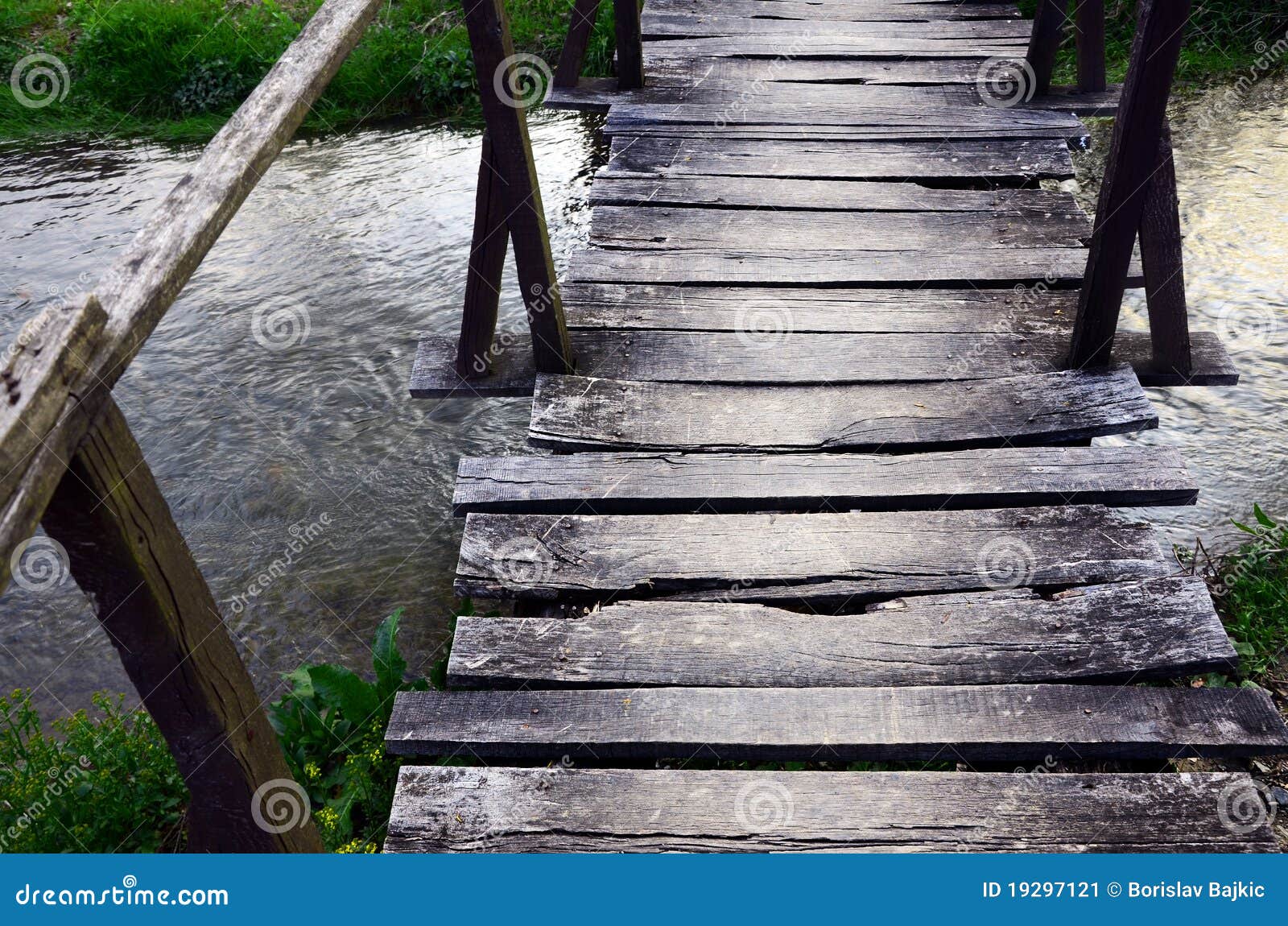 Old bridge stock image. Image of grass, silence, space - 19297121