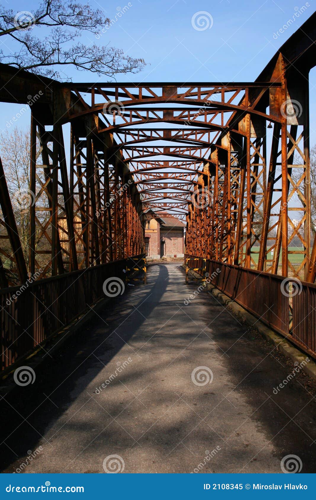 Old bridge stock image. Image of viaduct, bridge, rusted - 2108345