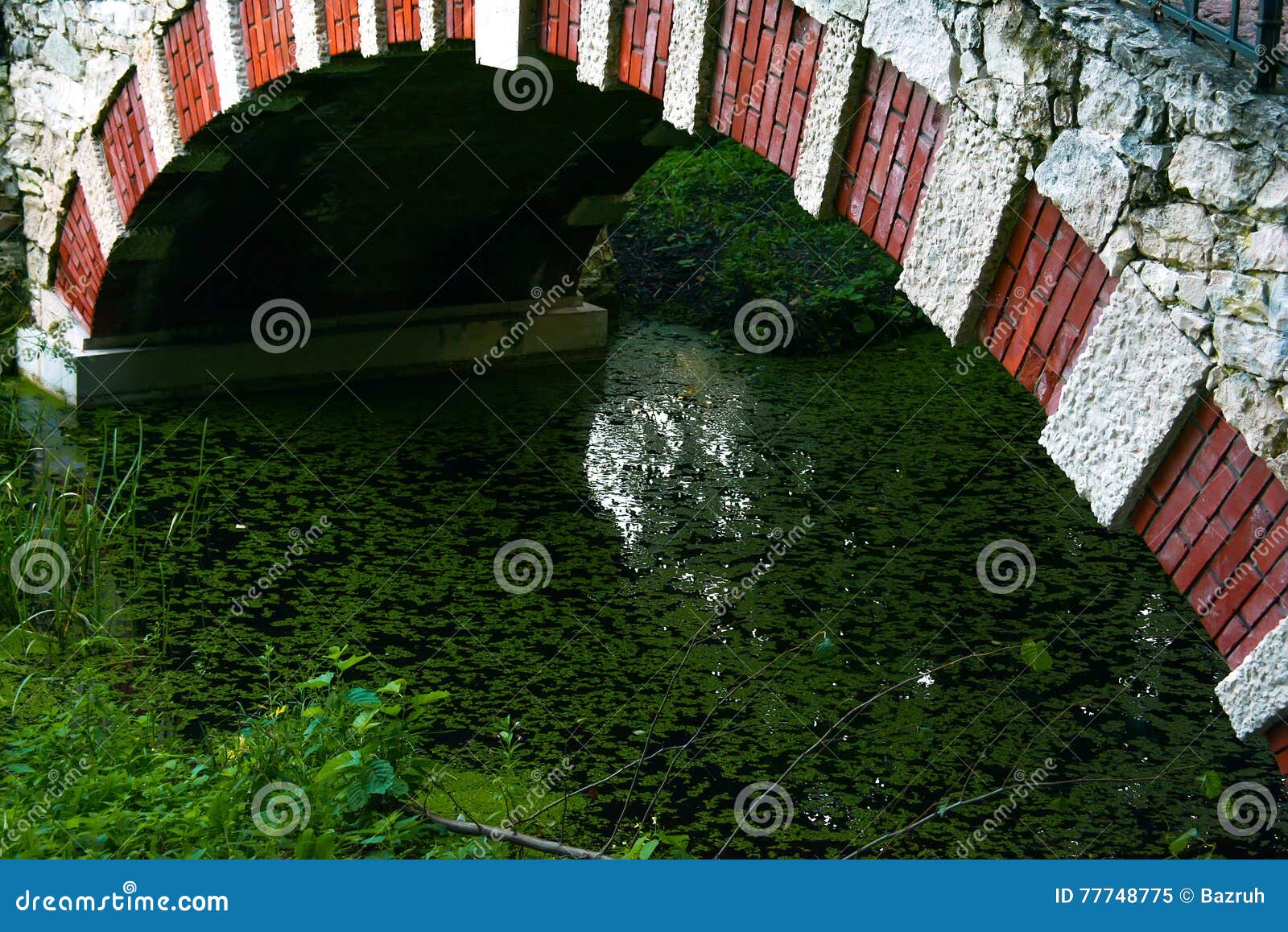 Old bridge stock image. Image of bridge, bricks, afternoon - 77748775