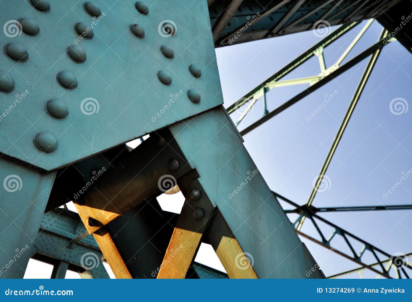 Old bridge construction stock image. Image of blue, architecture - 13274269