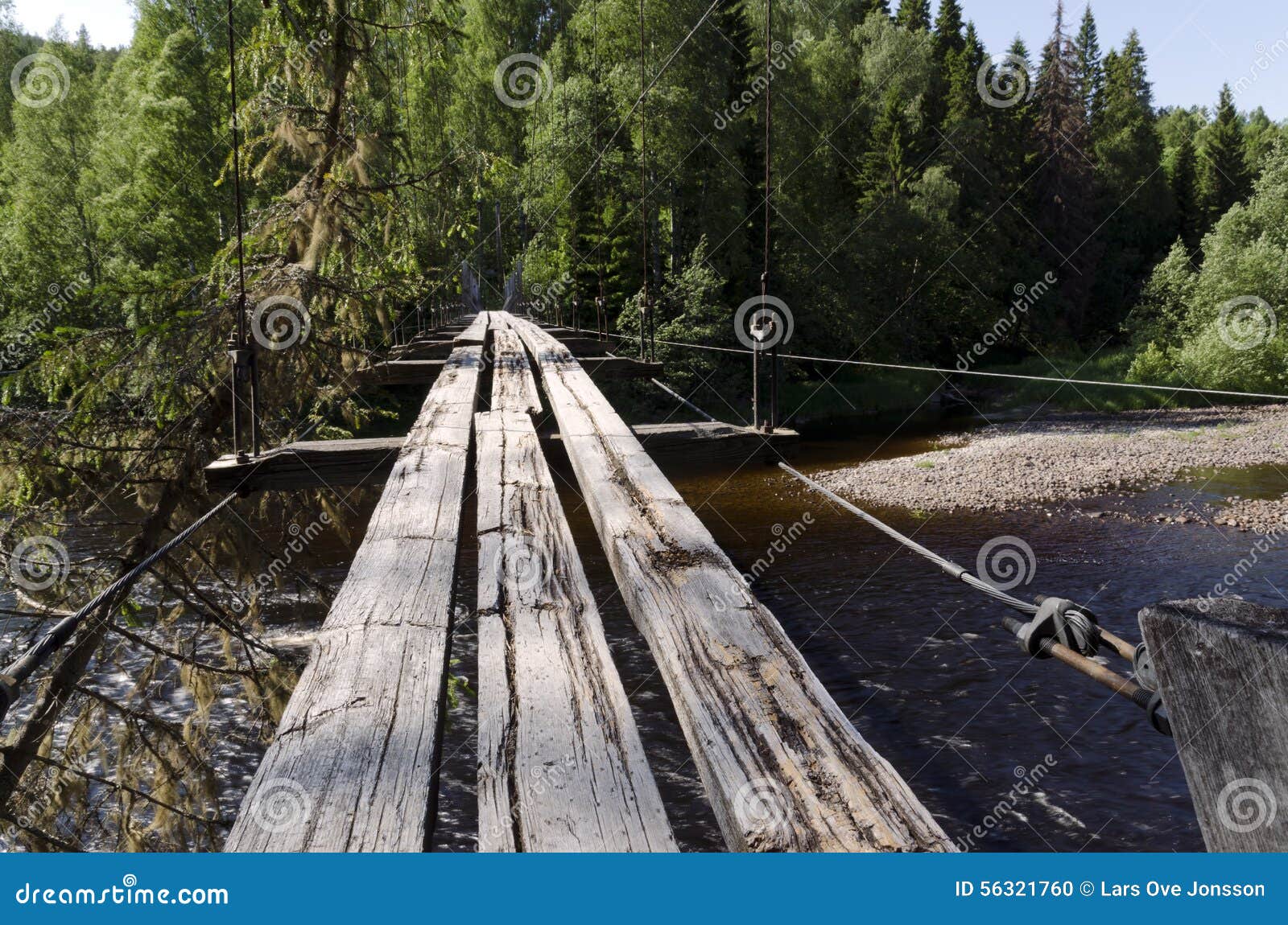 Old bridge stock photo. Image of suspension, nature, bridge - 56321760