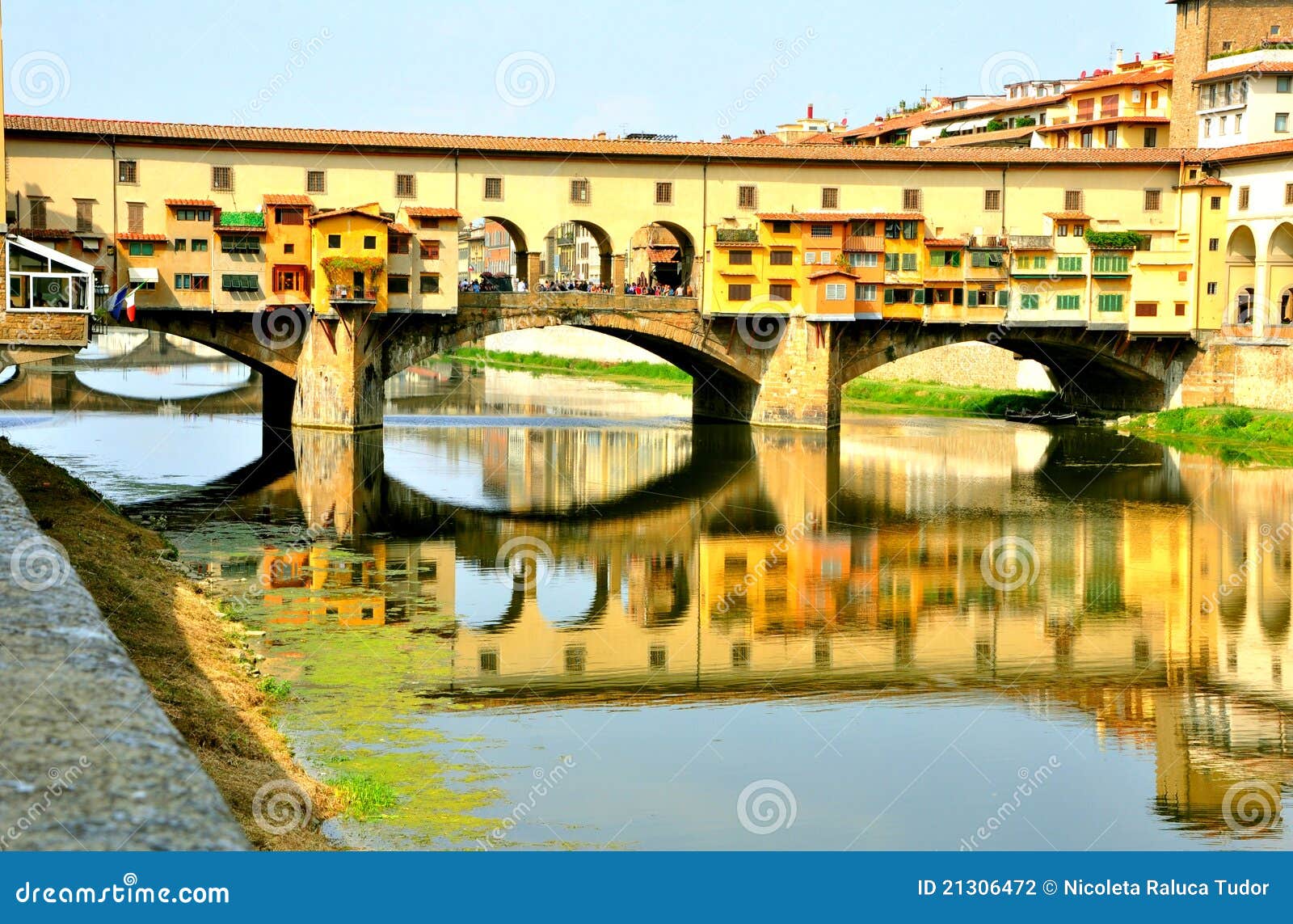 The Old Bridge View , Ponte Vecchio , Florence, Italy Editorial Image ...