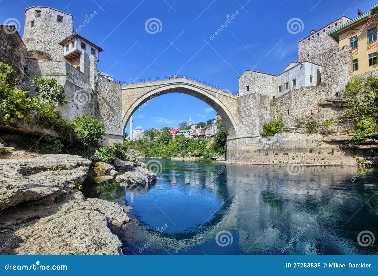 The Old Bridge, Mostar stock photo. Image of islam, countryside - 27283838