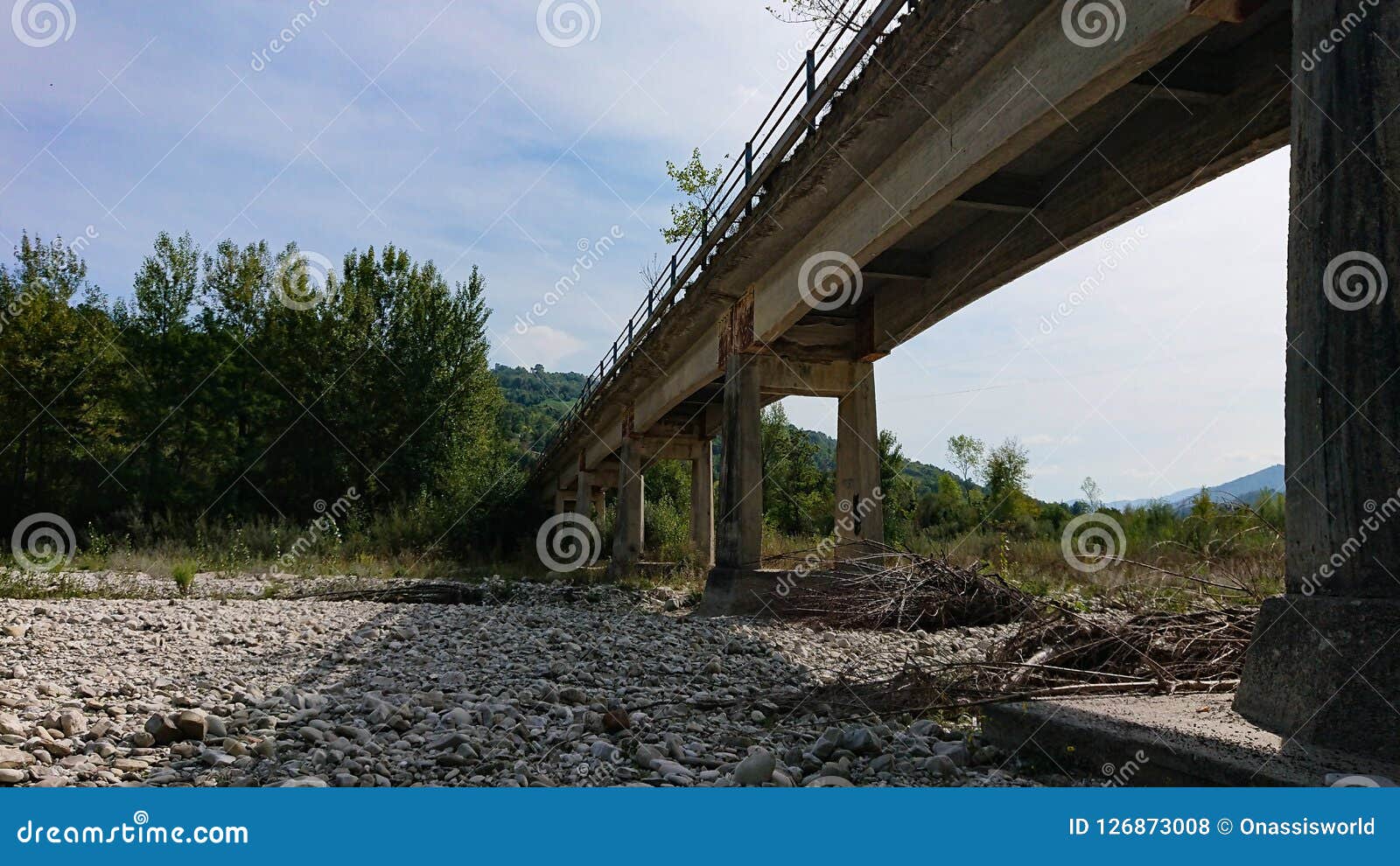 Old Bridge stock photo. Image of dried, river, bridge - 126873008