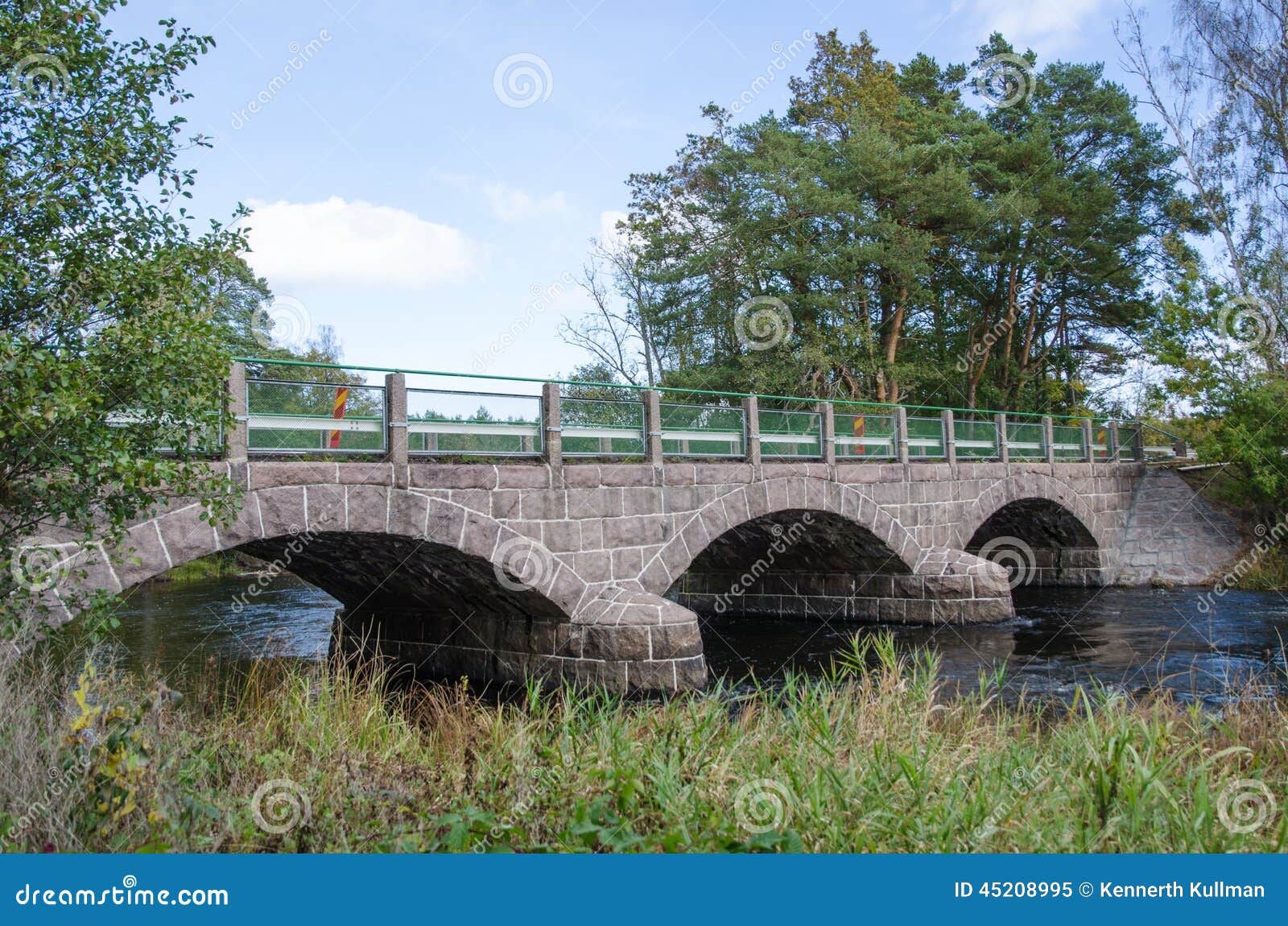 Old Bridge Over a Small River Stock Image - Image of beautiful, arches ...