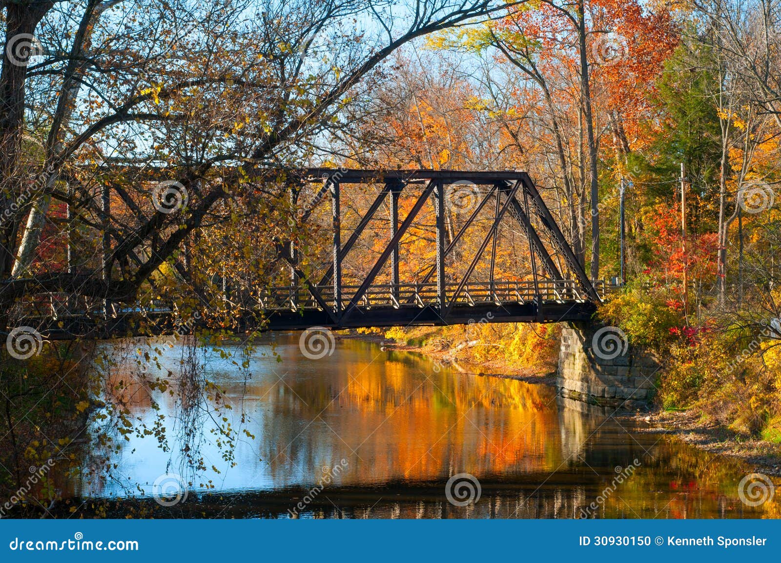 Old bridge stock photo. Image of northeast, seasonal - 30930150