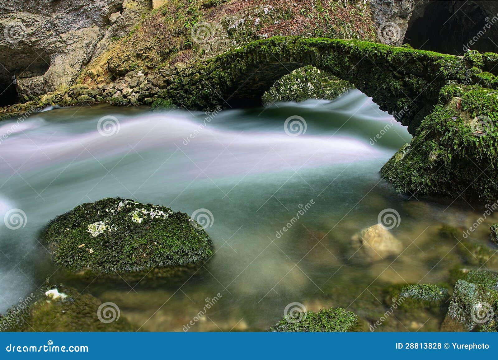 Old bridge on Rakov stock photo. Image of canyon, slovenija - 28813828