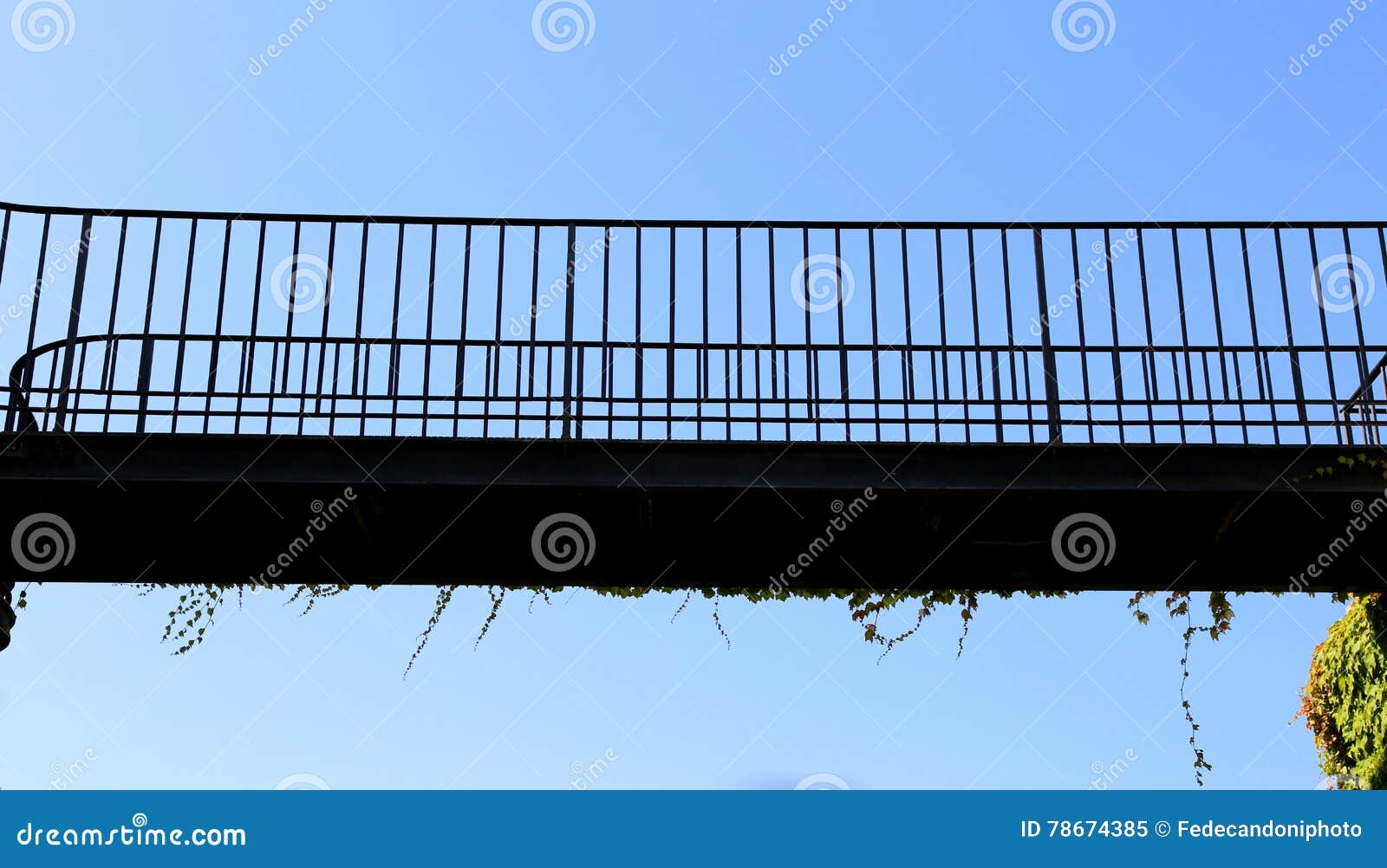Old Bridge Suspended Above the Void Stock Image - Image of adventure ...