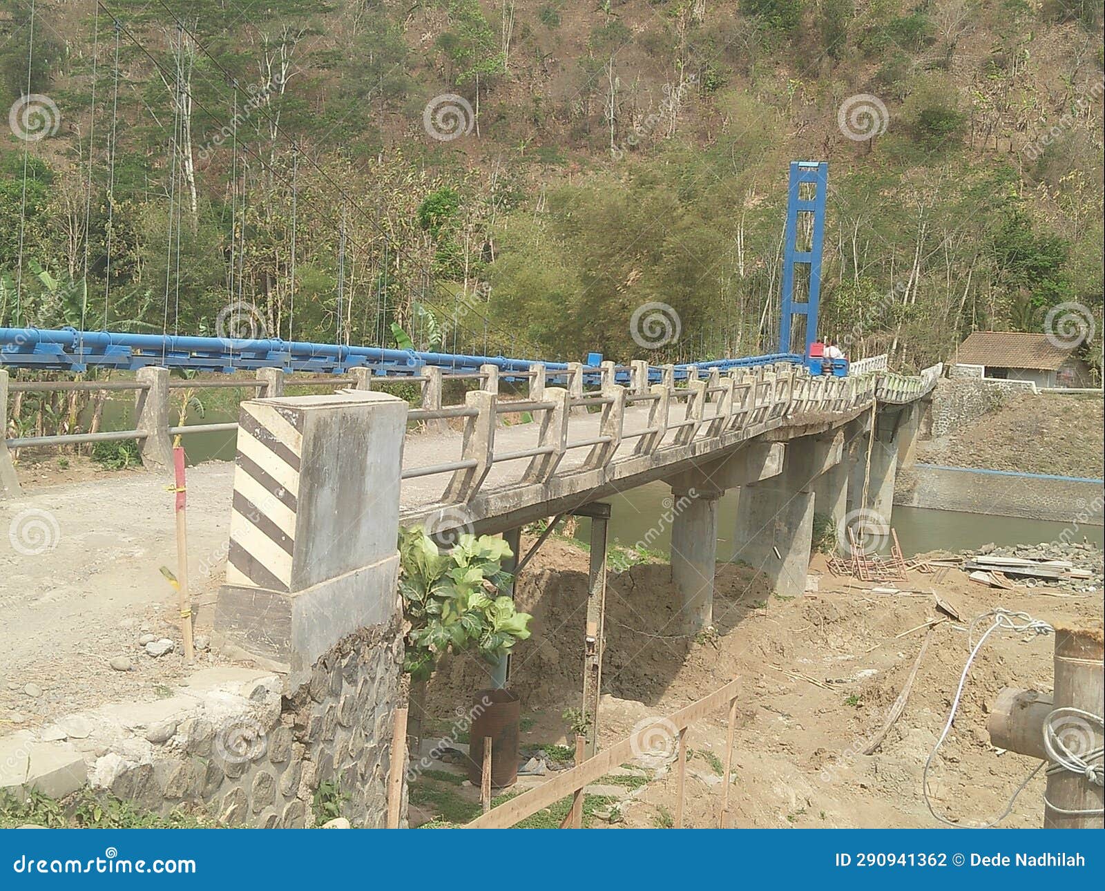 The Old Bridge is about To Collapse Stock Photo - Image of reservoir ...