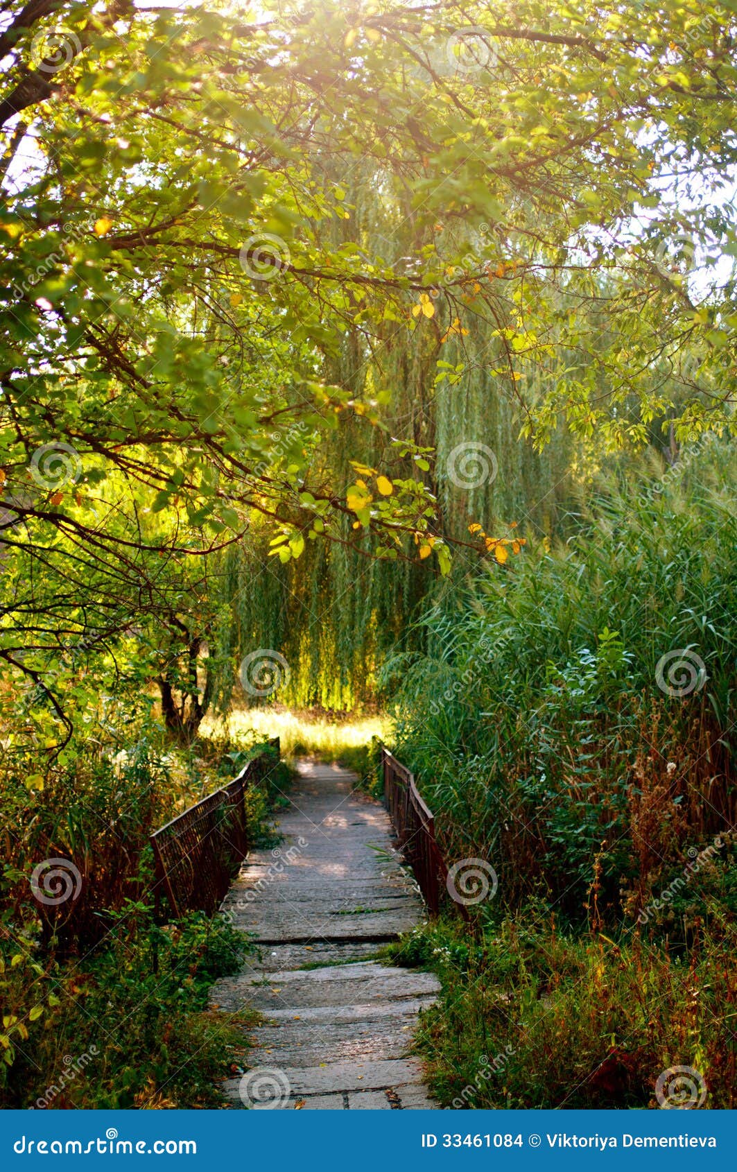 Old bridge in Torez stock photo. Image of park, landscape - 33461084
