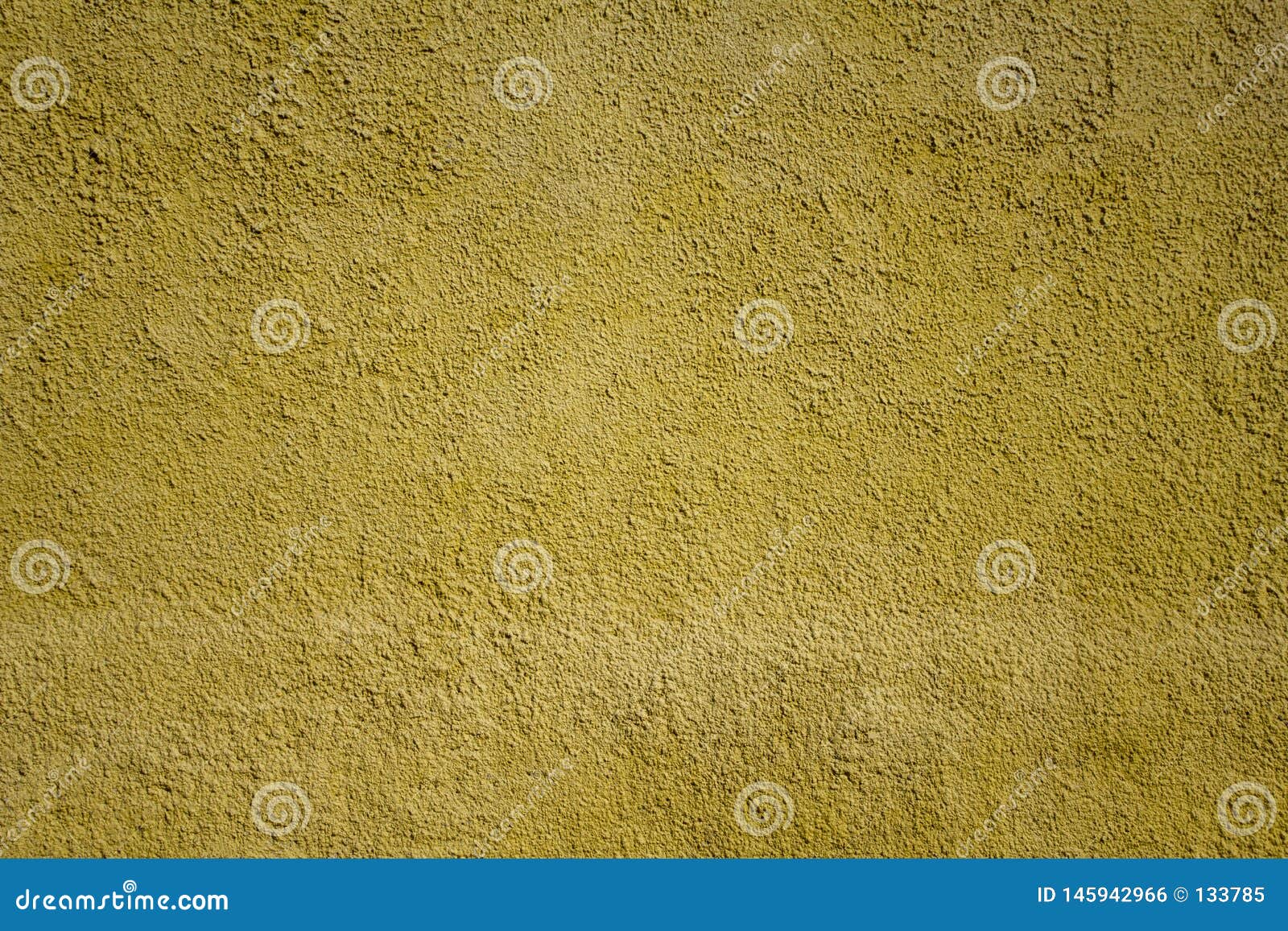 Old Bright Yellow Concrete Granular Wall with White Spots of Paint ...