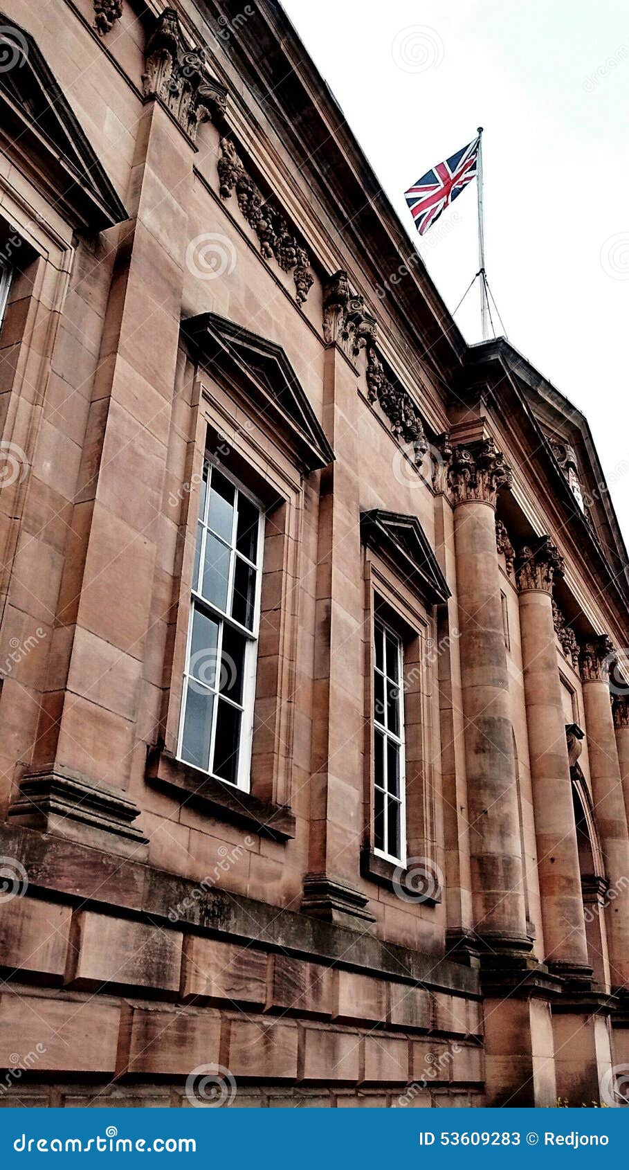 Old court house in warwick stock image. Image of england - 53609283