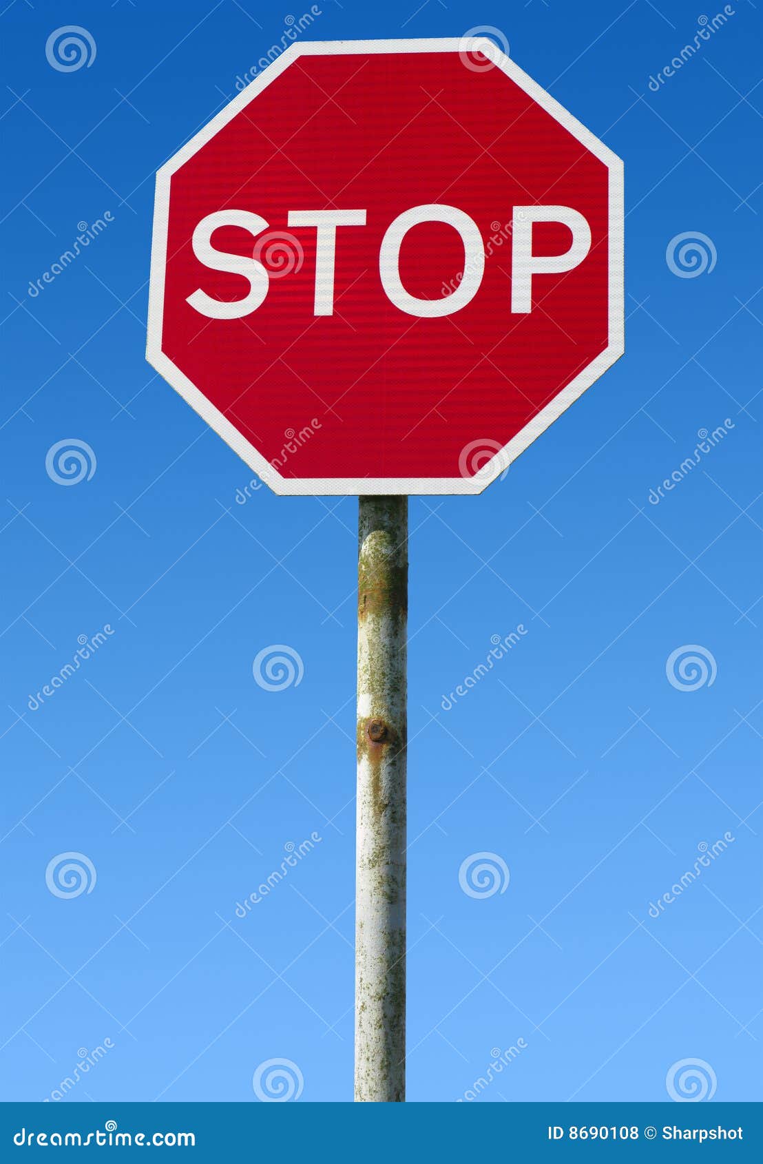 Old British Red Stop Road Sign. Stock Photo - Image of traffic, color ...