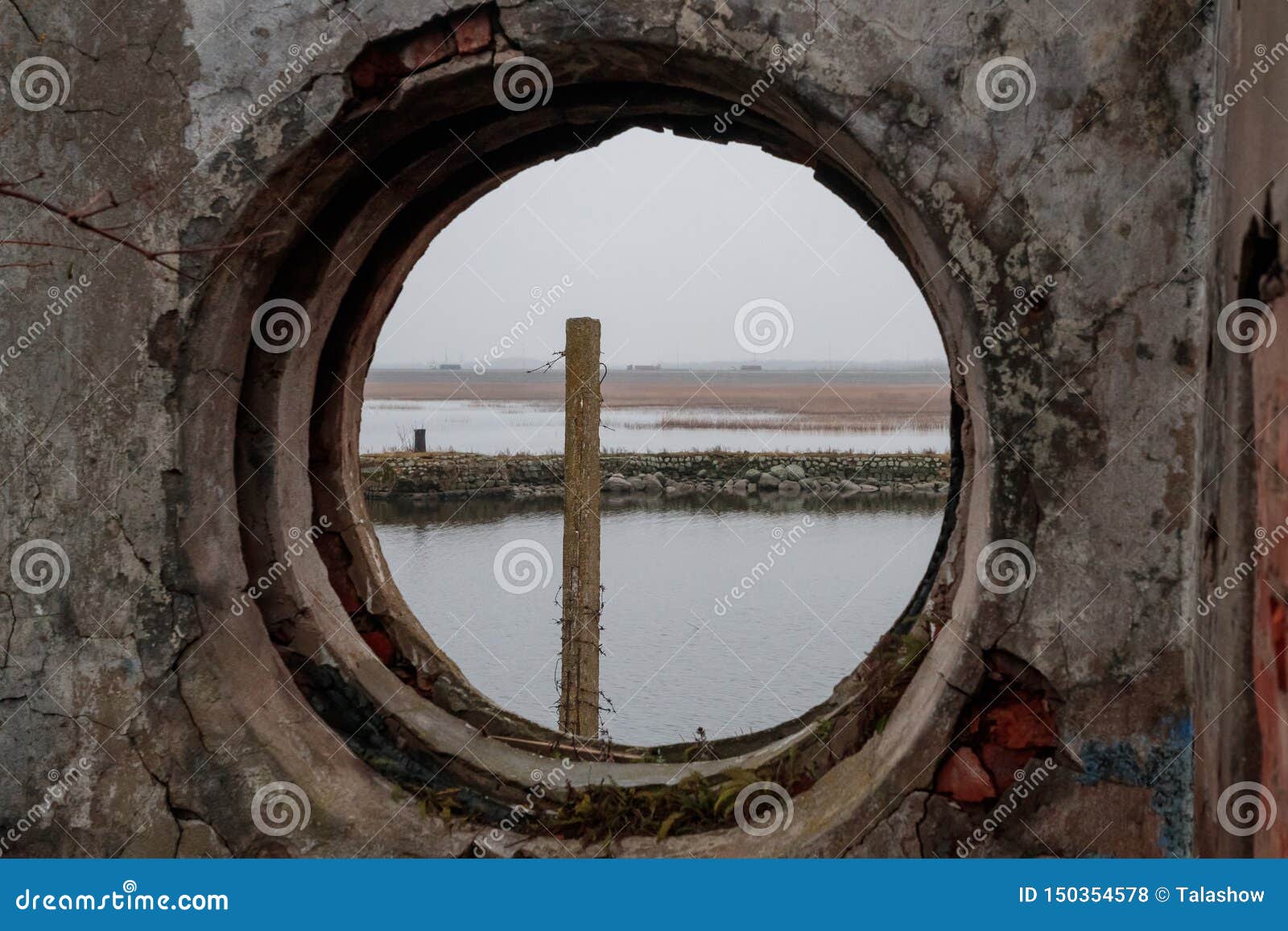 Old and Broken Architecture of the First North Fort Stock Photo - Image ...