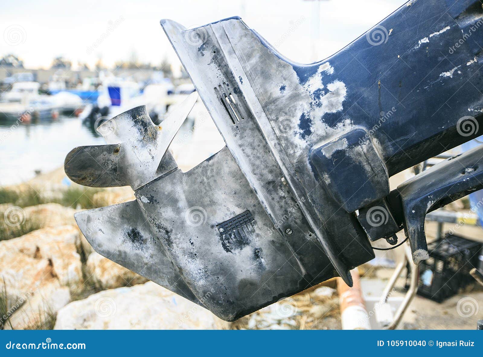 Old and Broken Boat in Repair Stock Photo - Image of beautiful ...